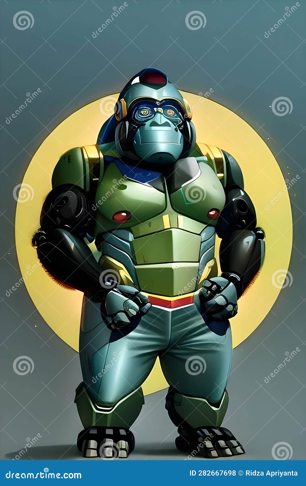 The Cyborg Gorilla Design AI Model is an Artificial Intelligence System ...