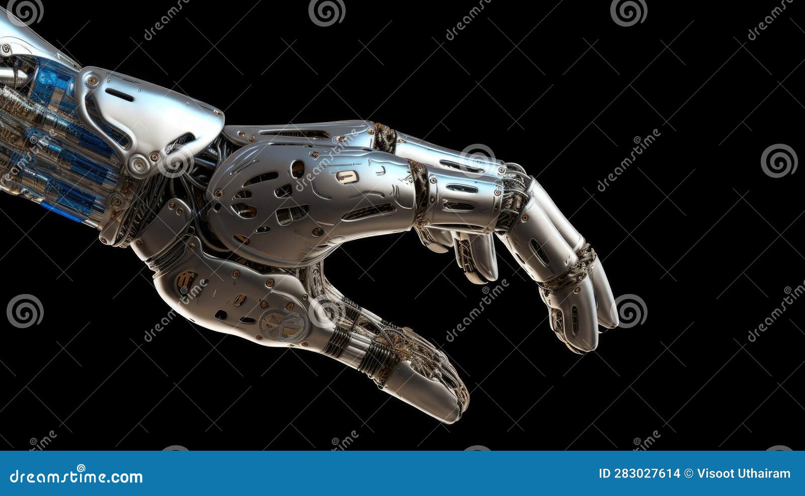 Pointing Robotic Arm Royalty-Free Stock Image | CartoonDealer.com #28891198