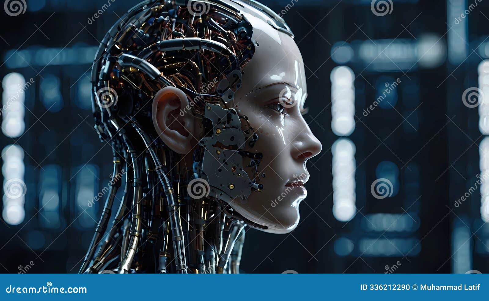 Cyborg Implants in Human Being, with Binary Code Represent Artificial ...