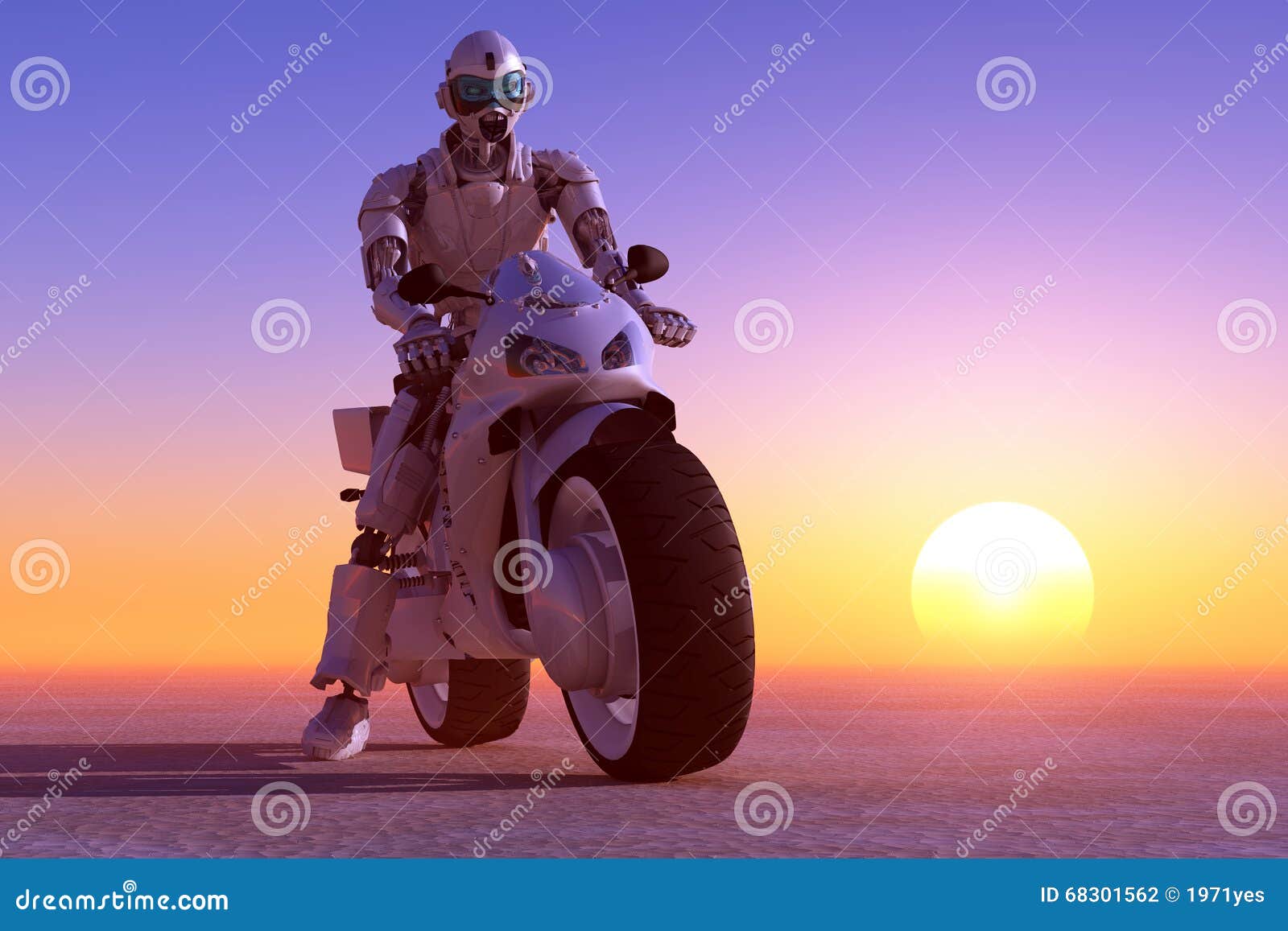 Cyborg stock illustration. Illustration of mechanical - 68301562