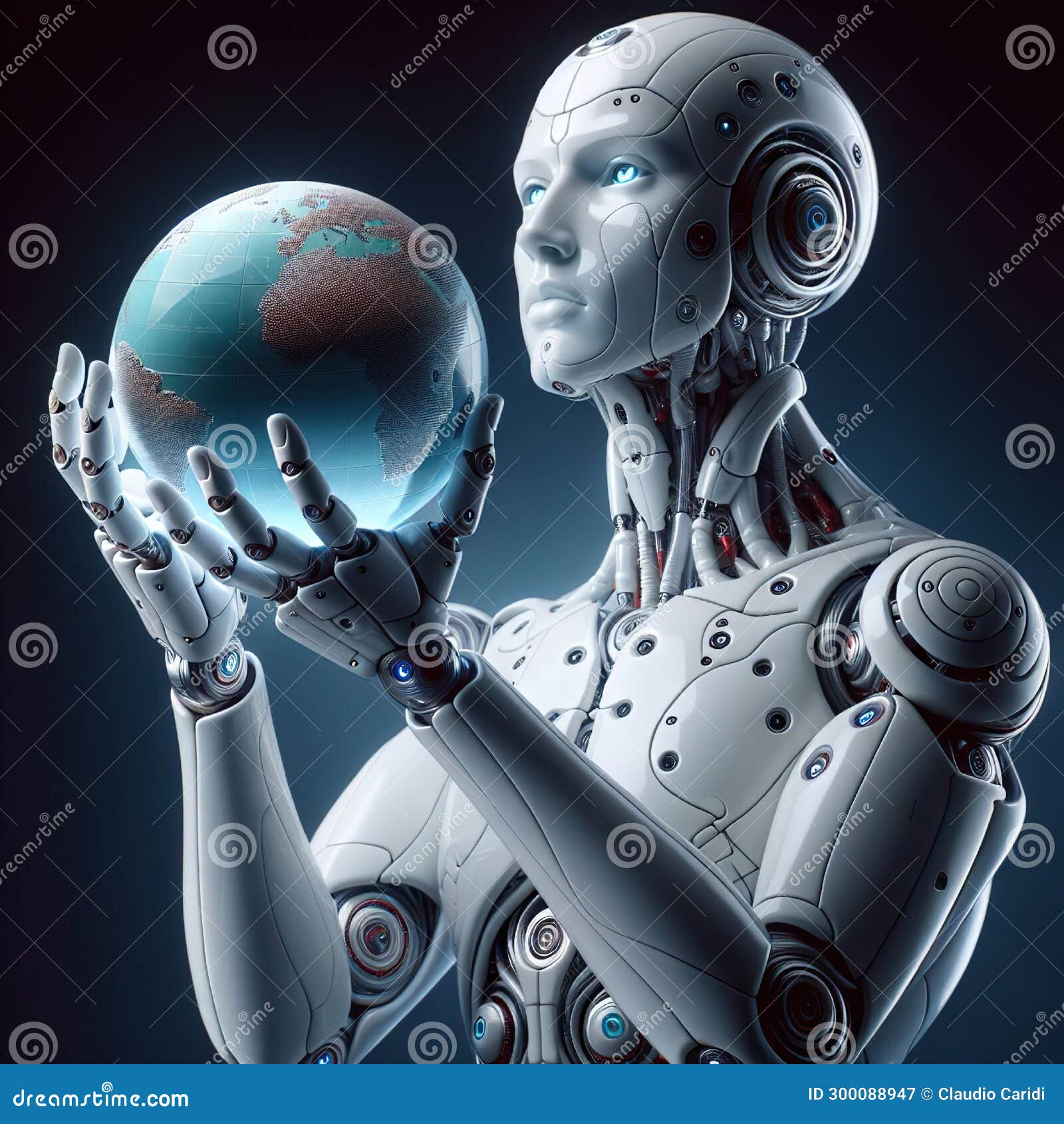 A Cyborg Playing With A Little Model Of The World. The Supremacy Of The ...