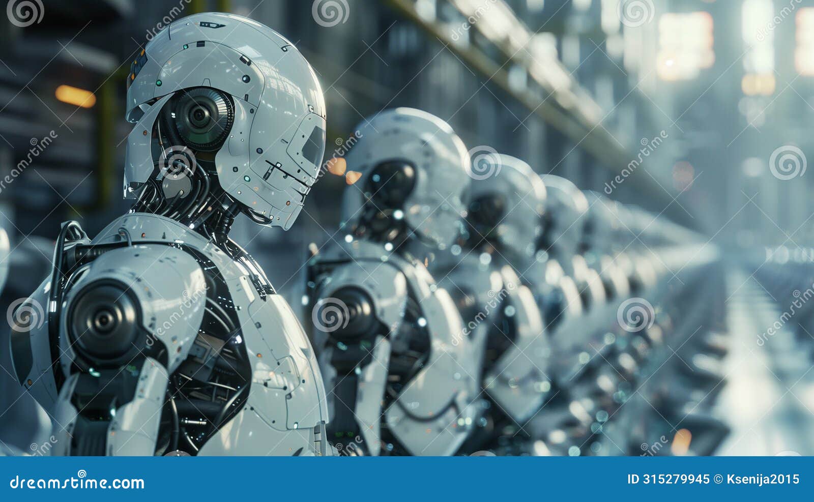 Cyborg Robot, Concept of Artificial Intelligence for Industrial ...