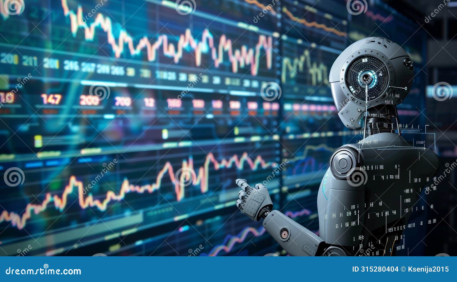 Cyborg Robot, Concept of Artificial Intelligence for Industrial ...