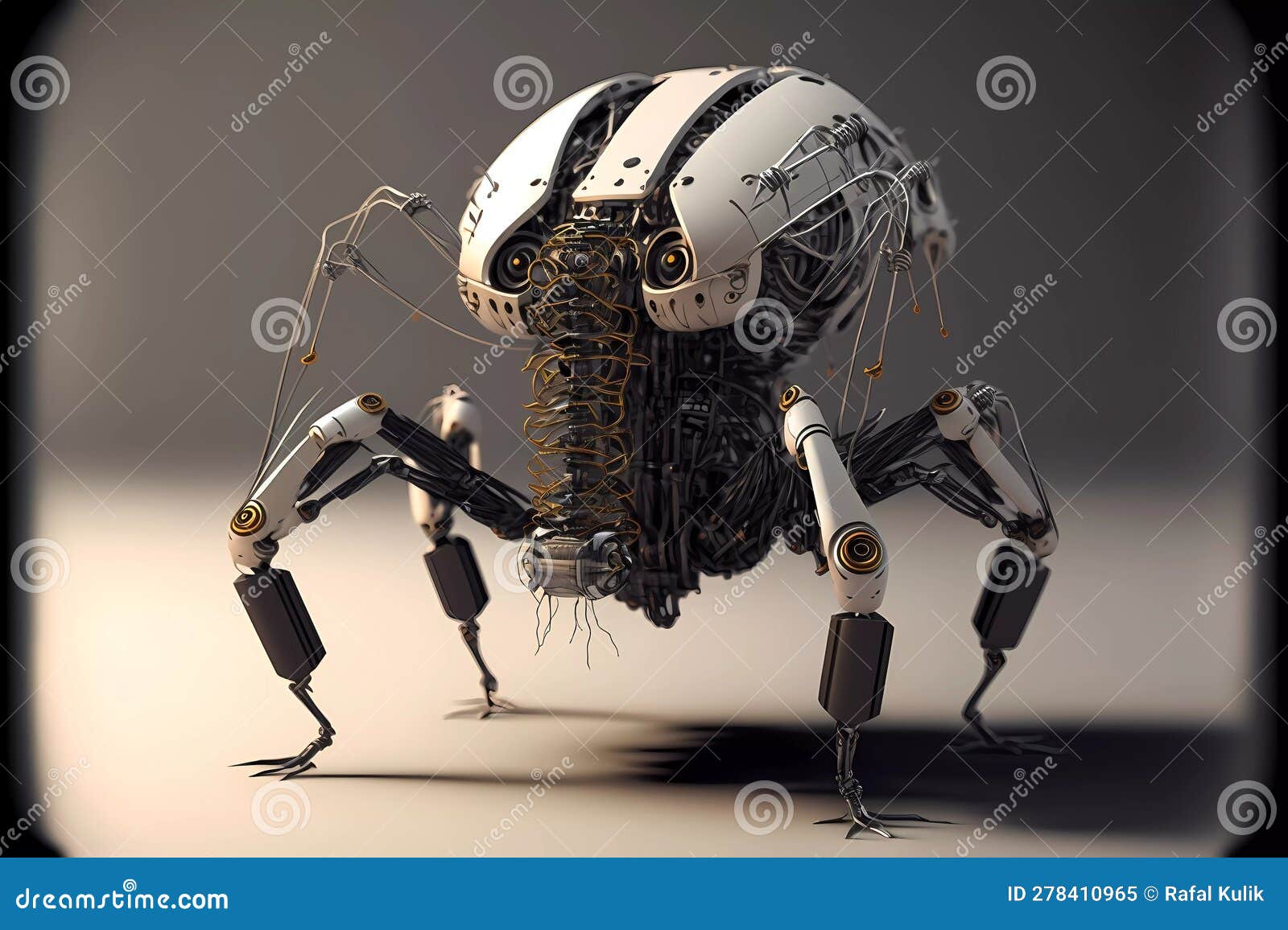 Cyborg, Robot, Insect, Science Fiction Illustration, Generated Ai ...