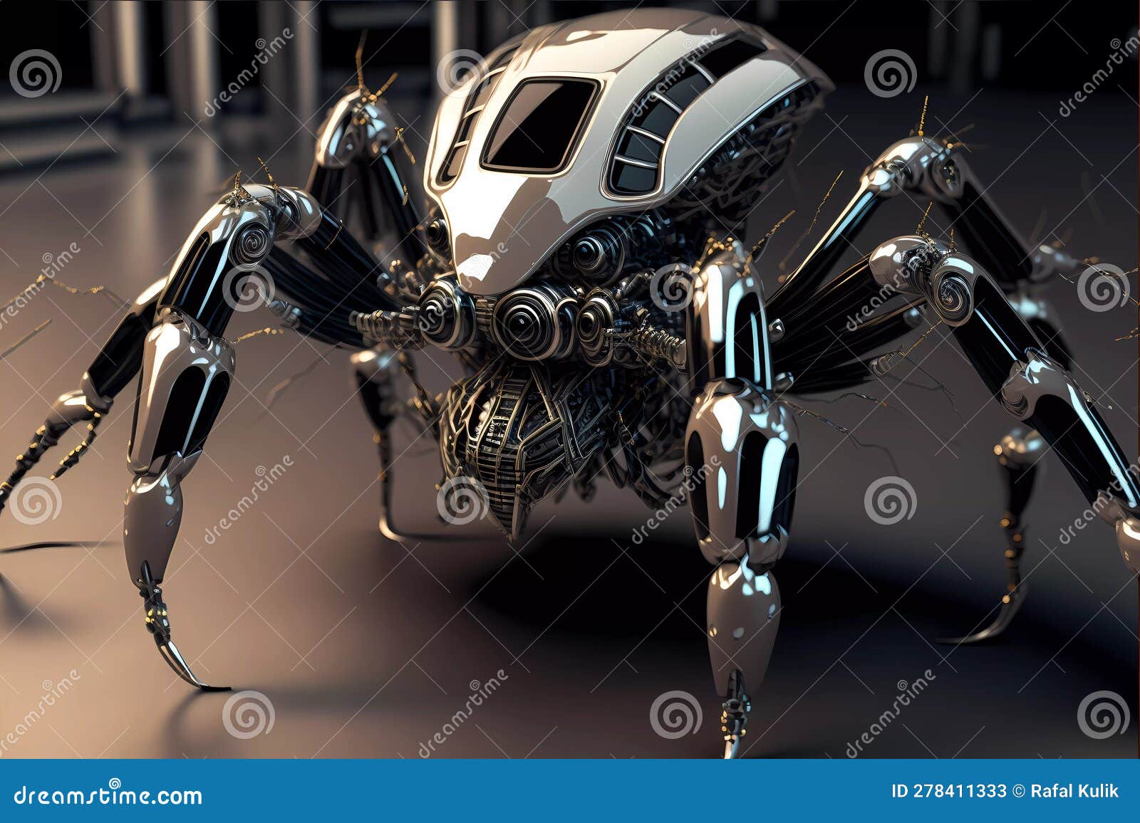 Cyborg, Robot, Insect, Science Fiction Illustration, Generated Ai ...
