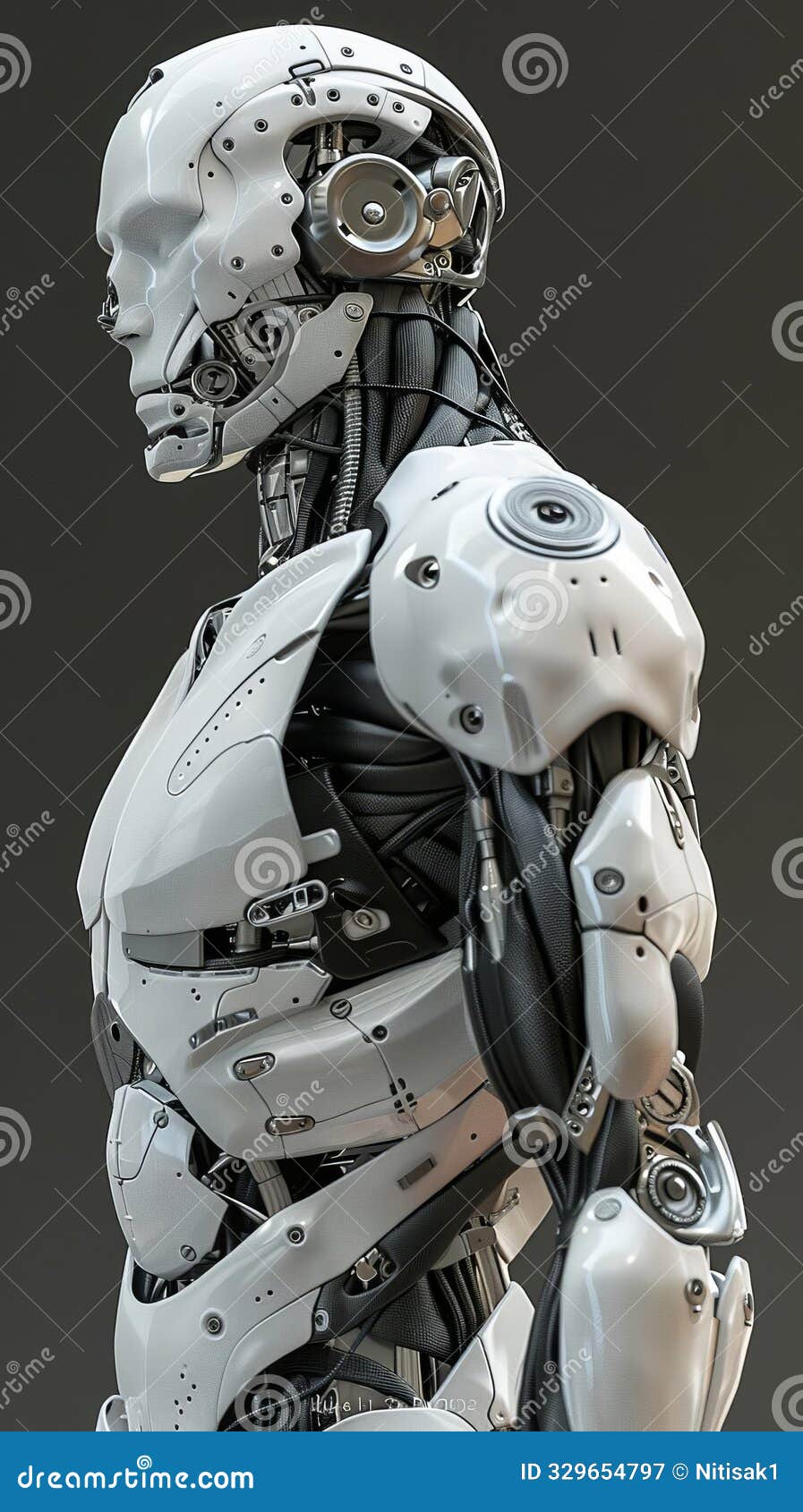 85 Cyborg Robotic Bio Prosthetic Android Humanoid Anatomy Detail 3D ...