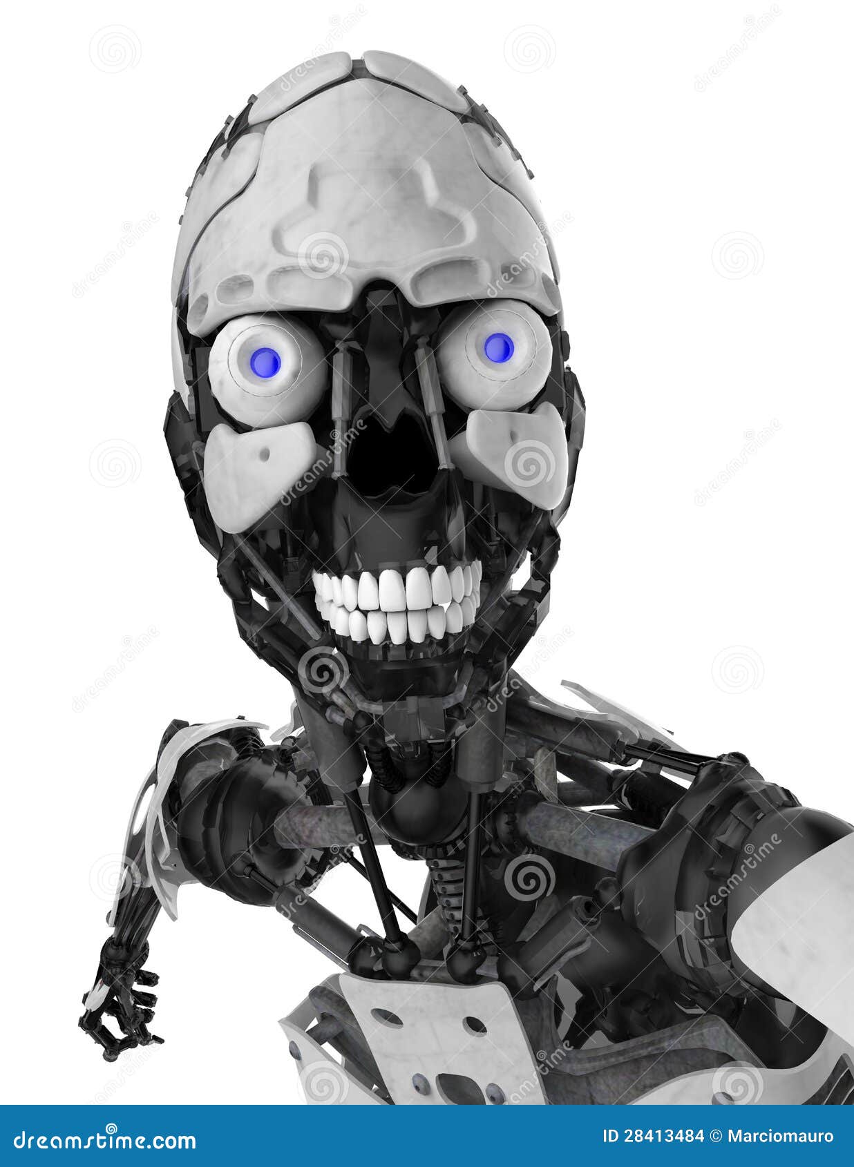 Robotic Skull Face