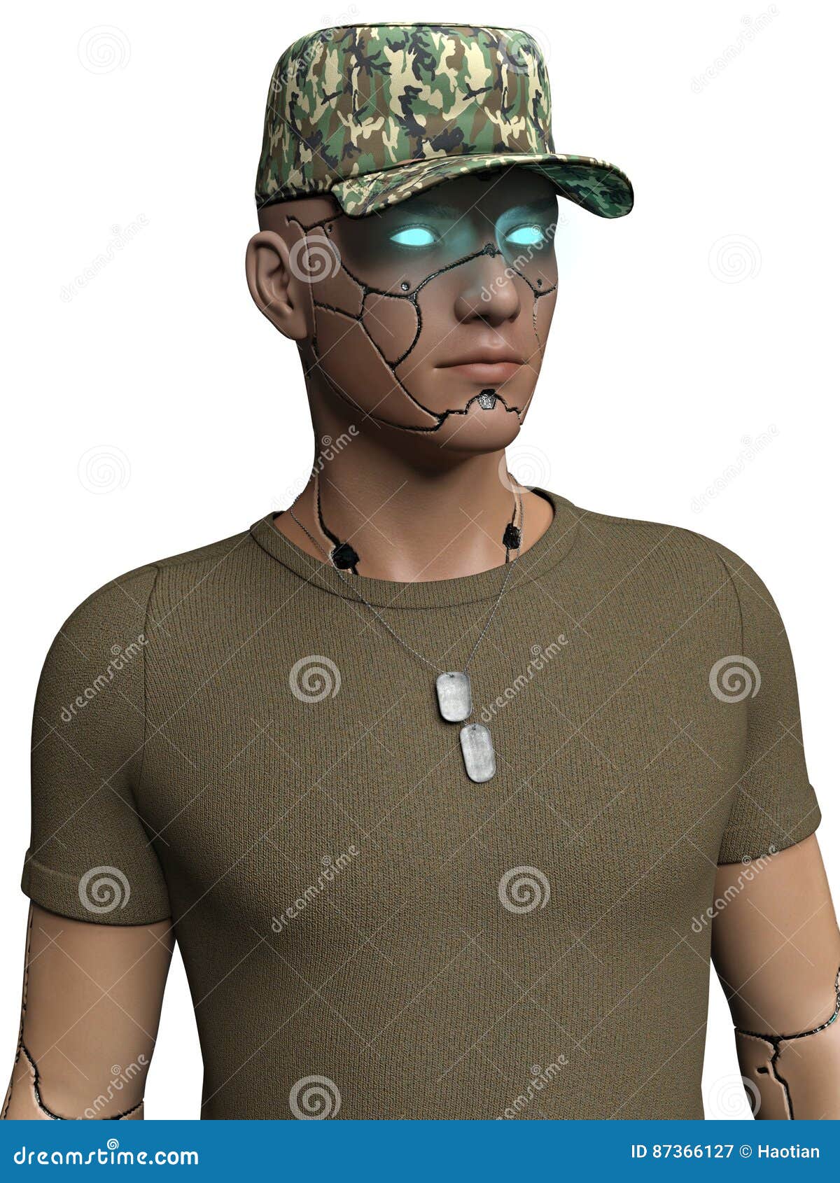 Cyborg Soldier Stock Image | CartoonDealer.com #87366127