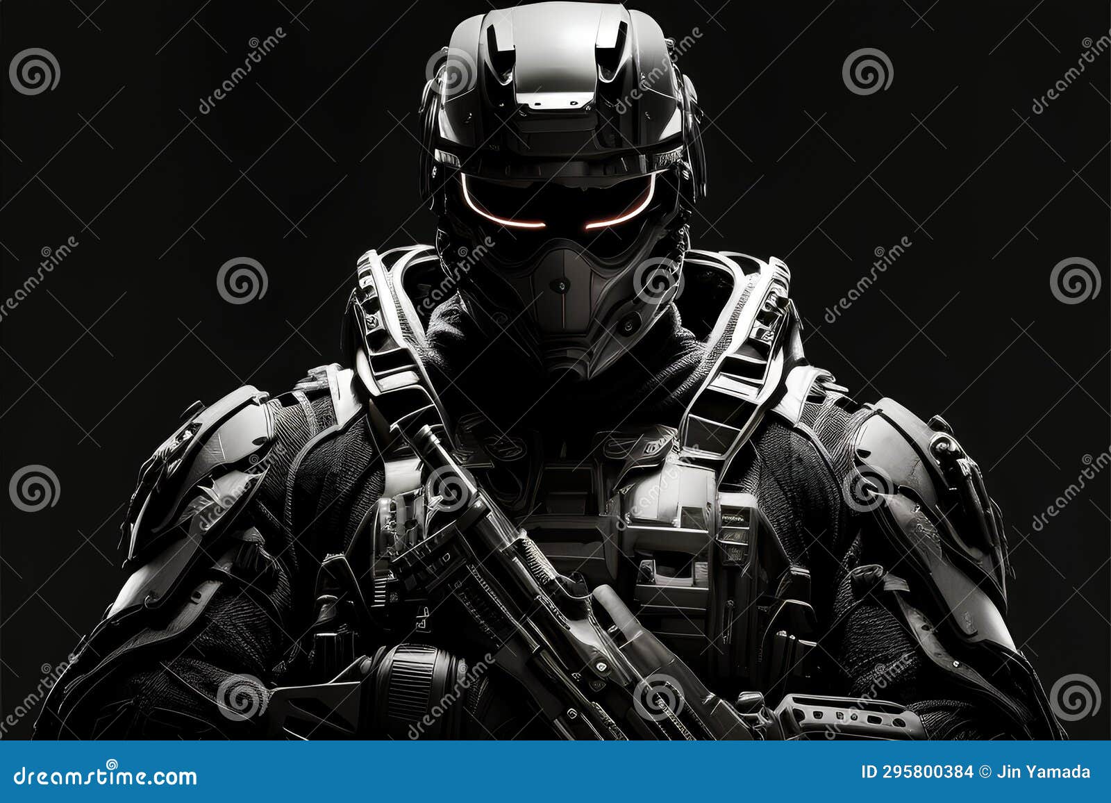 Cyborg Soldier Stock Image | CartoonDealer.com #87366127