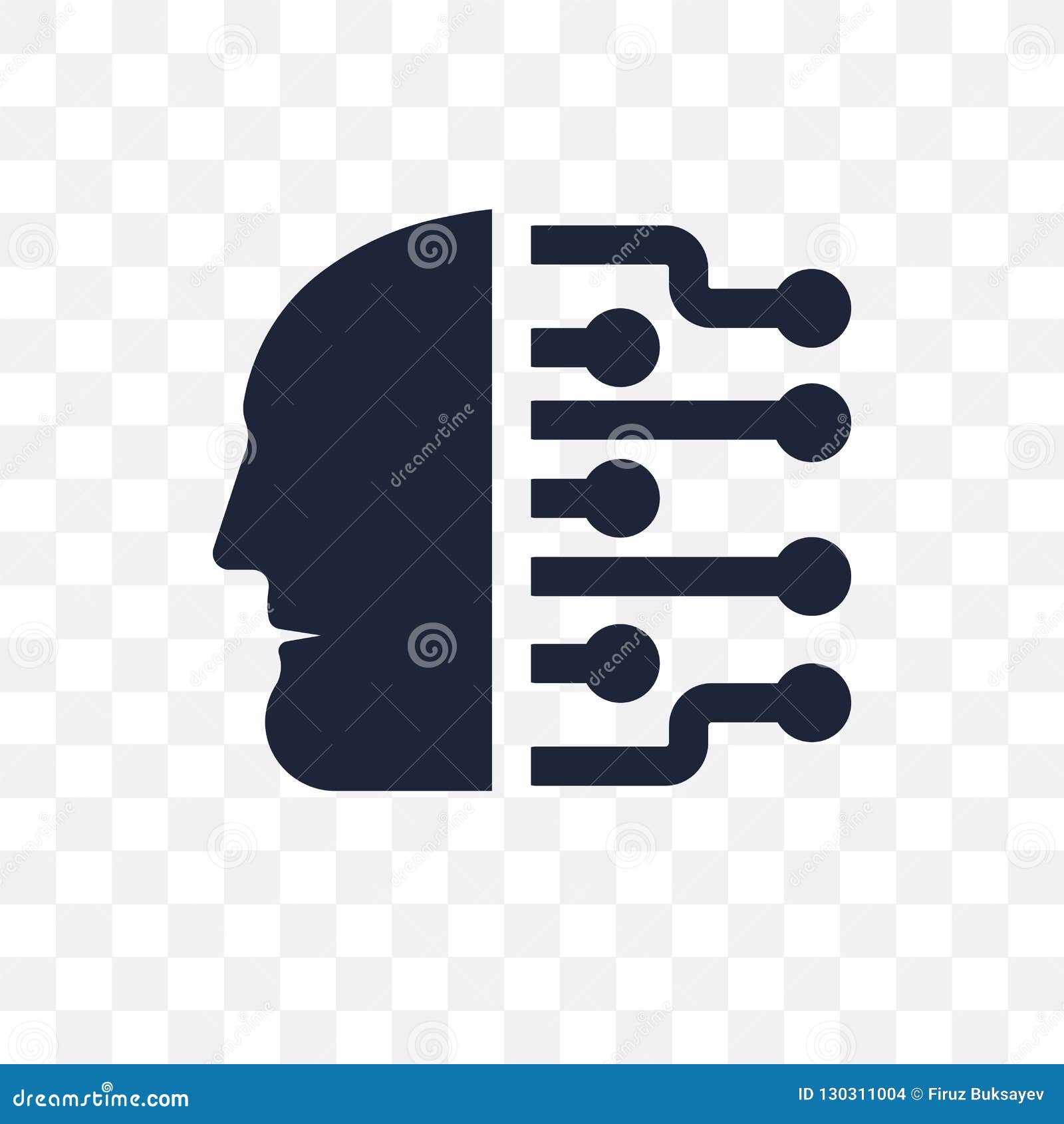 Cyborg Transparent Icon. Cyborg Symbol Design from Artificial in Stock ...
