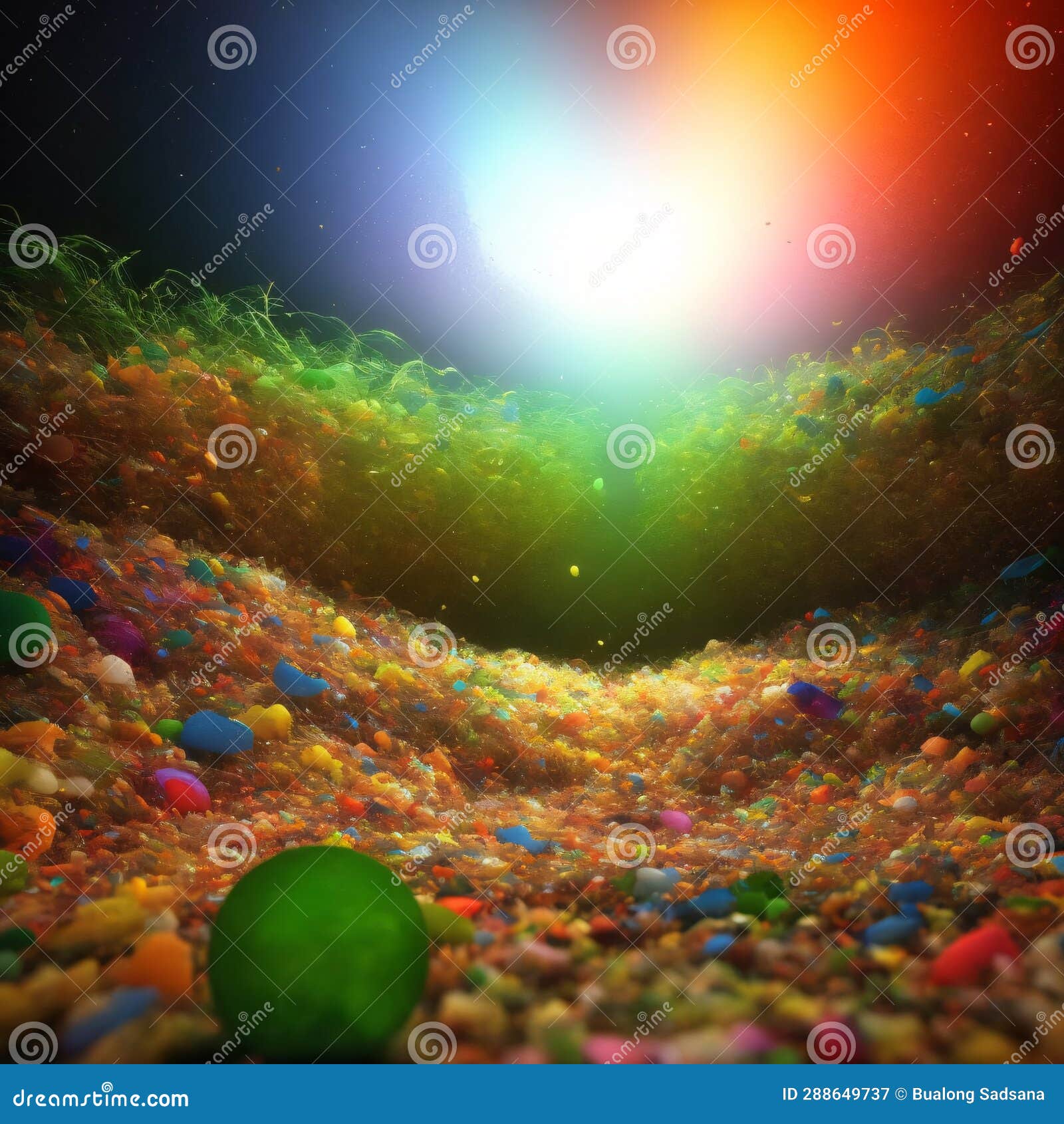 Cyborgufacturing of Biodegradable Plastic. Placer of Granules of Eco ...