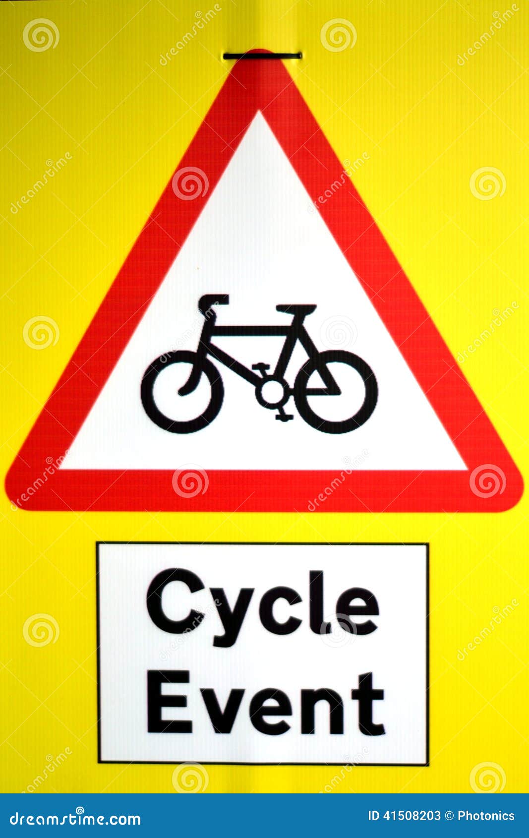 Cycle Event Sign stock image. Image of sign, bicycle - 41508203