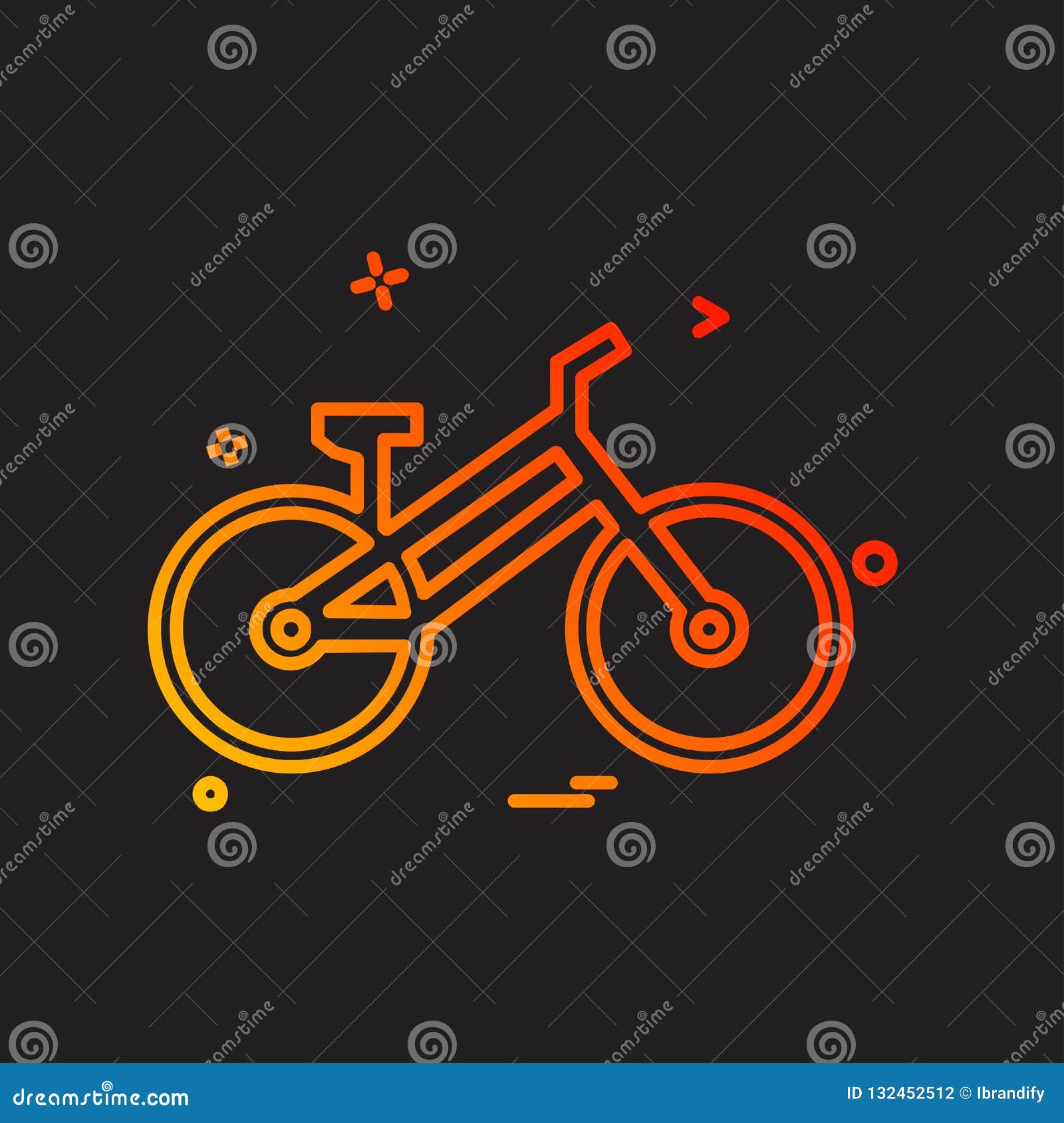 Cycle icon design vector stock vector. Illustration of flat - 132452512
