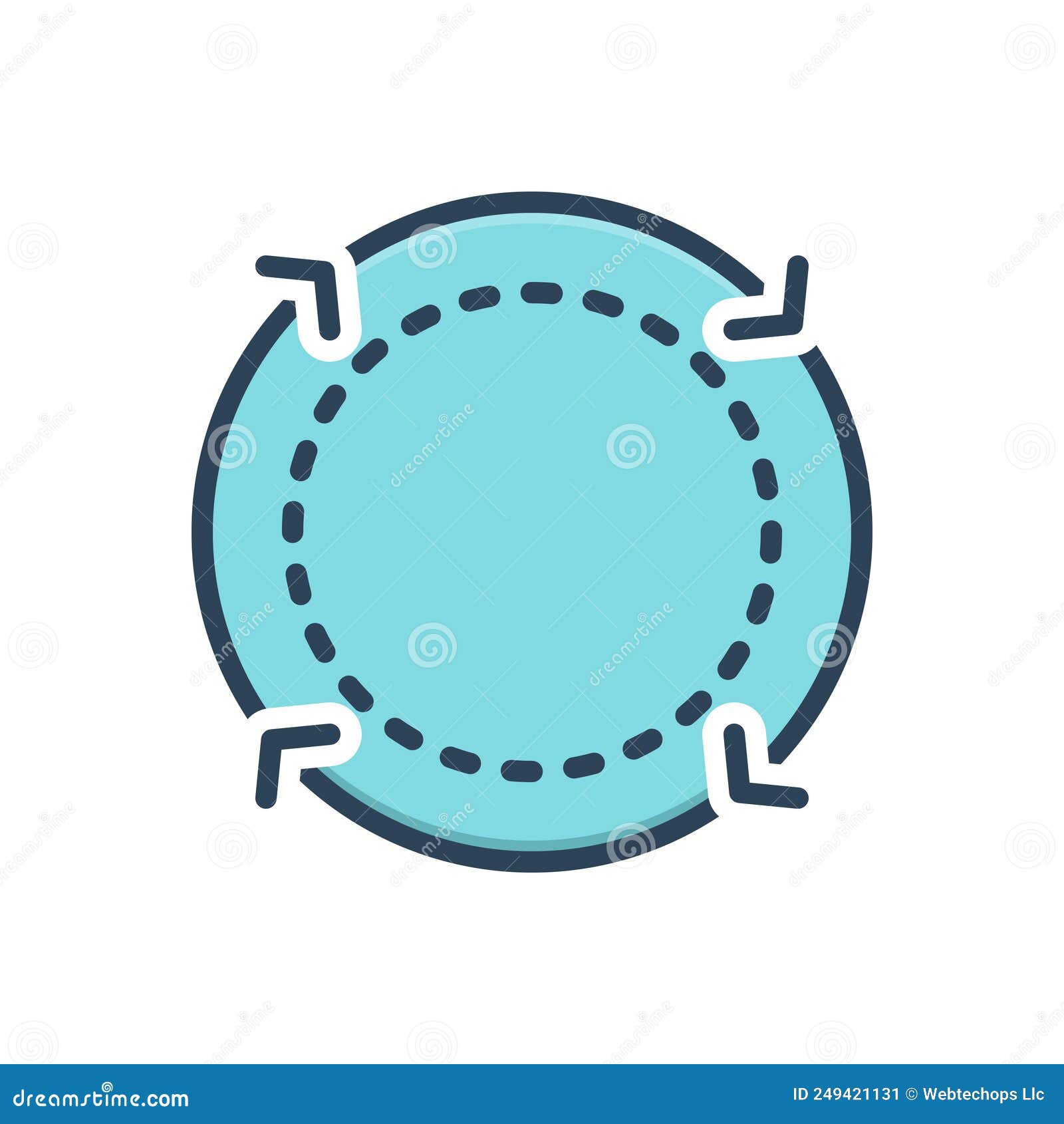 Cycle Update Symbol 3d Abstract Arrows Icon Design Template Vector ...