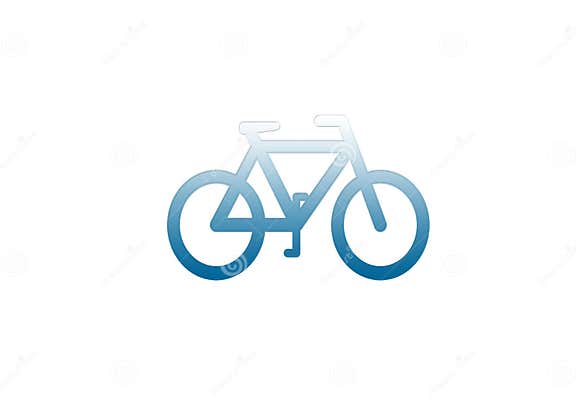 Cycle Illustration Blue Cycle Stock Illustration - Illustration of line ...