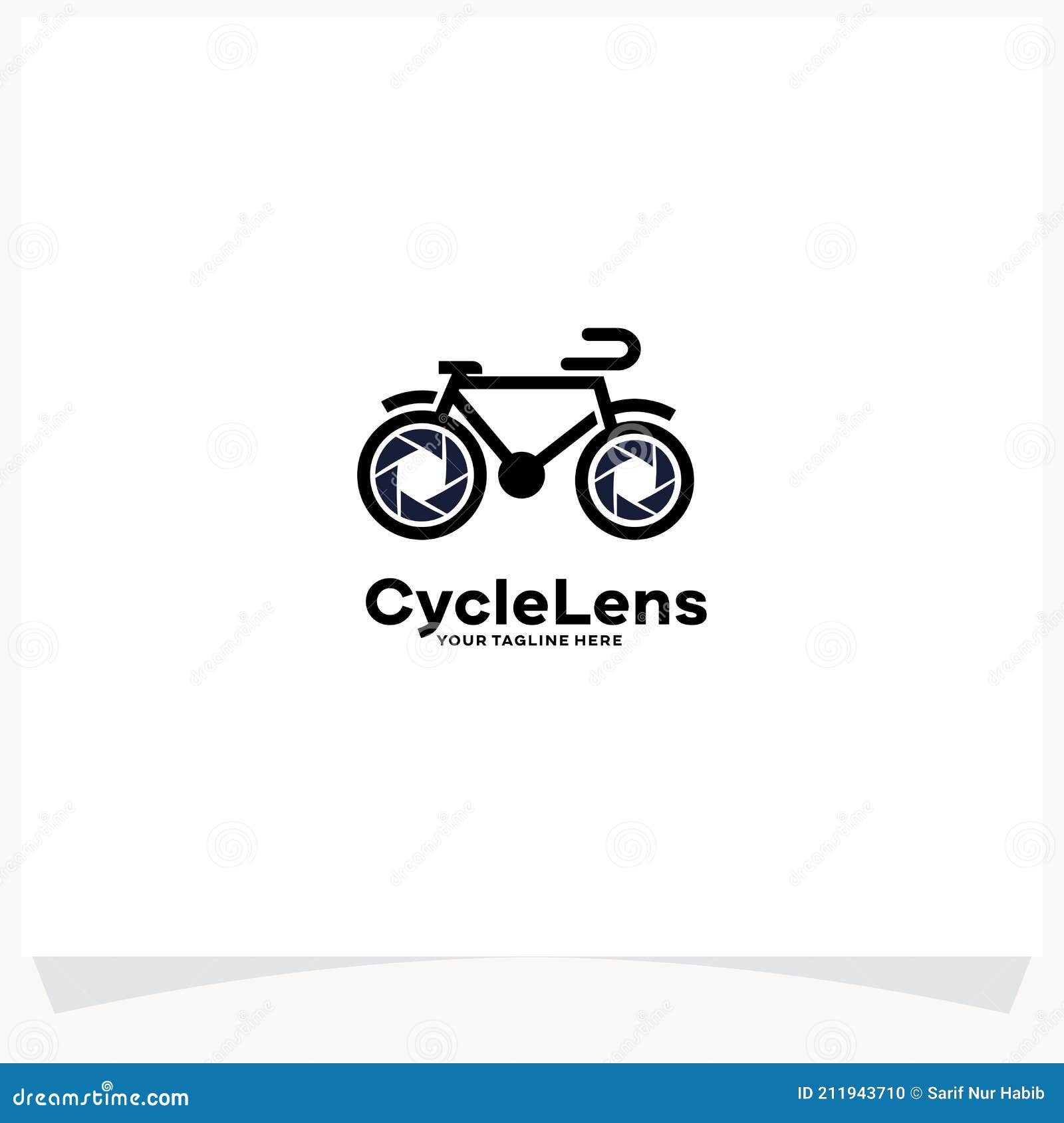 Cycle Lens Logo Design Template Stock Vector - Illustration of bicycle ...