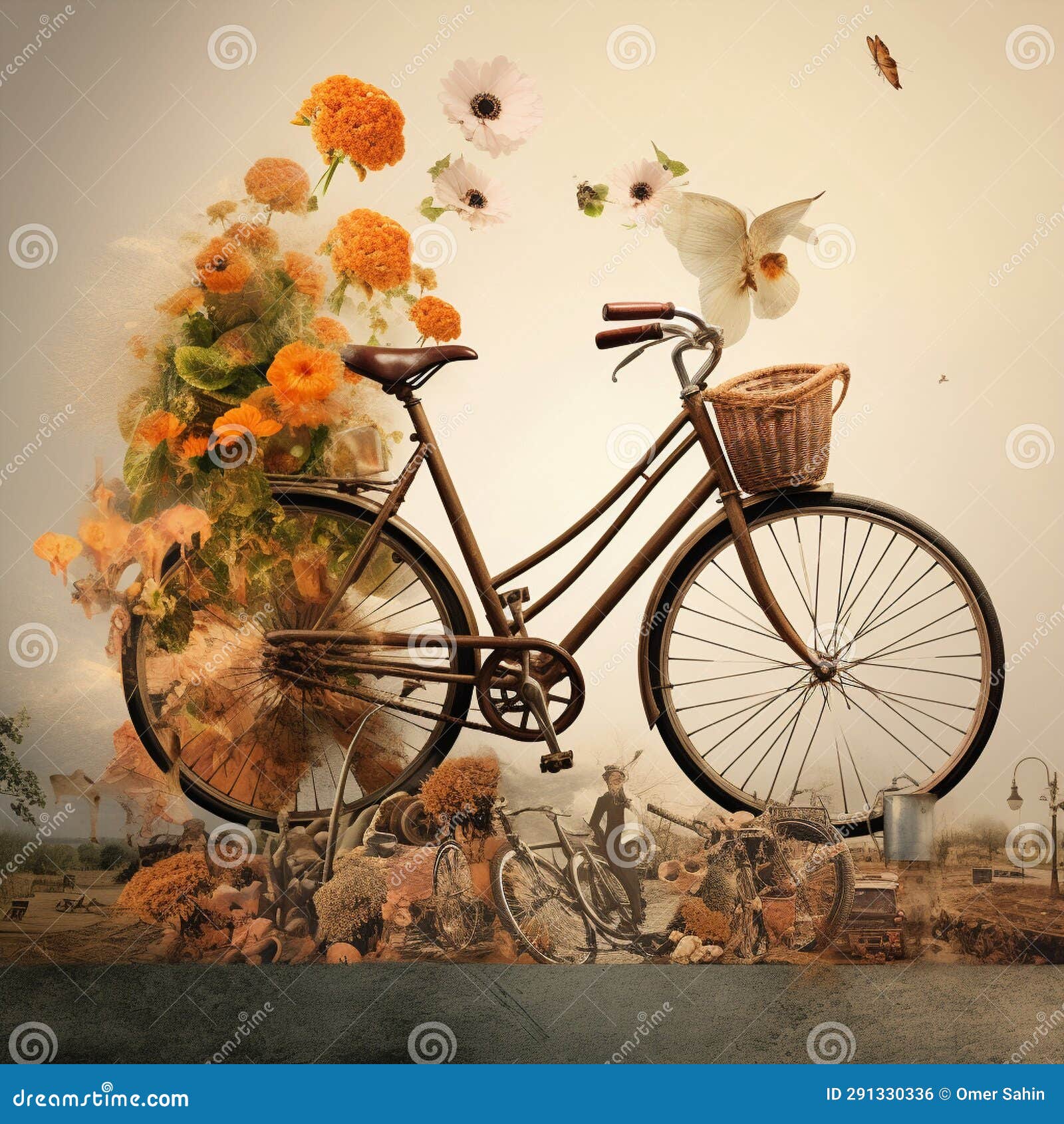 The Cycle of Life: Capturing the Ever-Changing Nature of Bicycles Stock ...