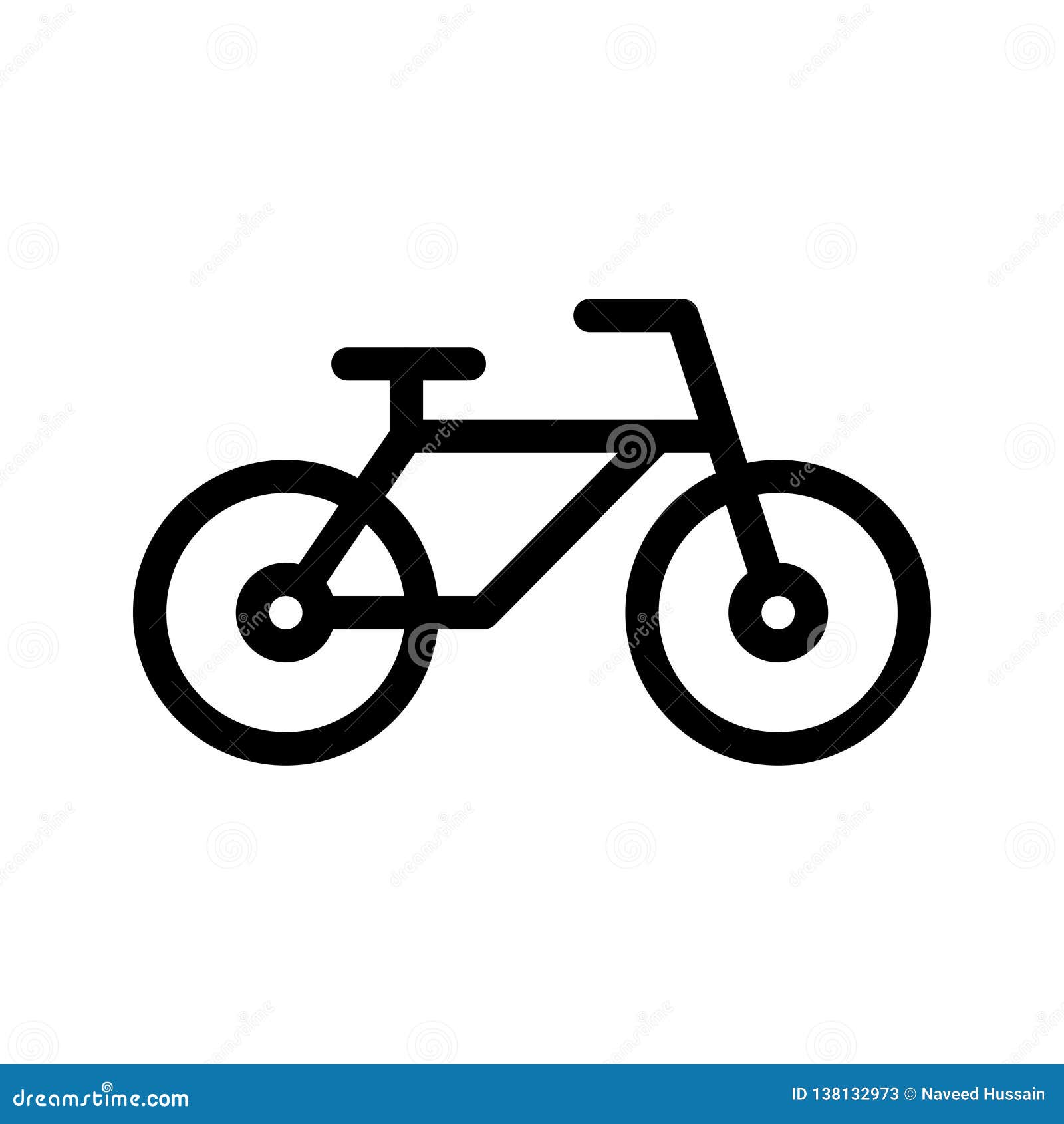 Cycle line vector icon stock vector. Illustration of activity - 138132973