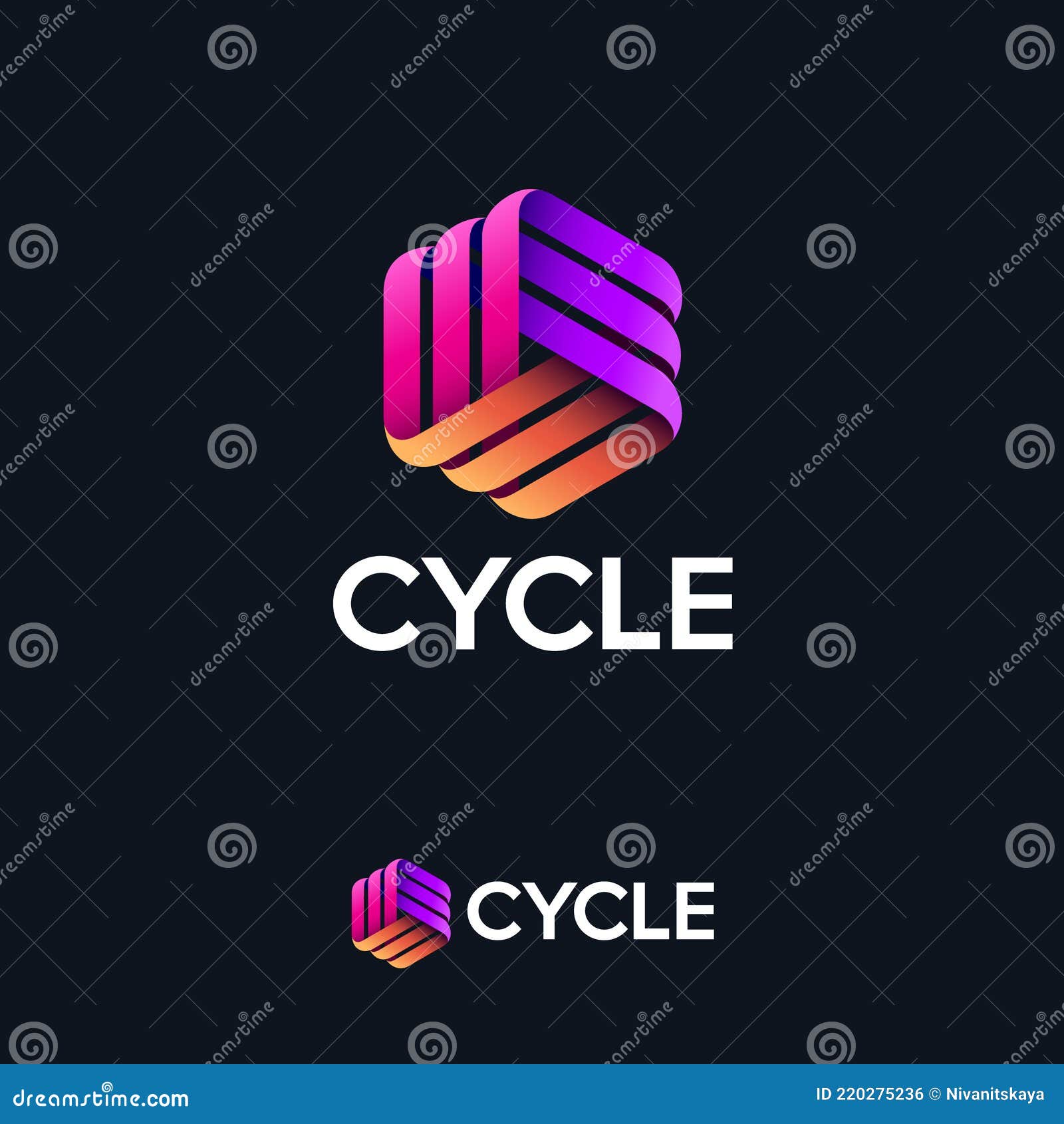 Cycle Logo Vector Set | CartoonDealer.com #114792471