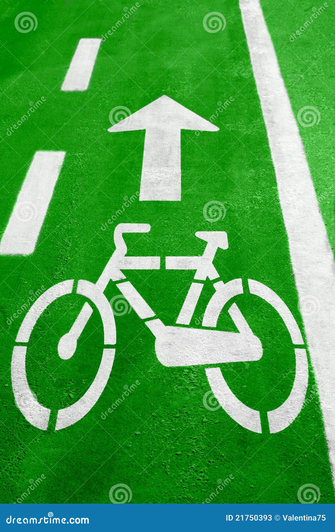 Cycle path stock image. Image of city, sign, route, exercise - 21750393