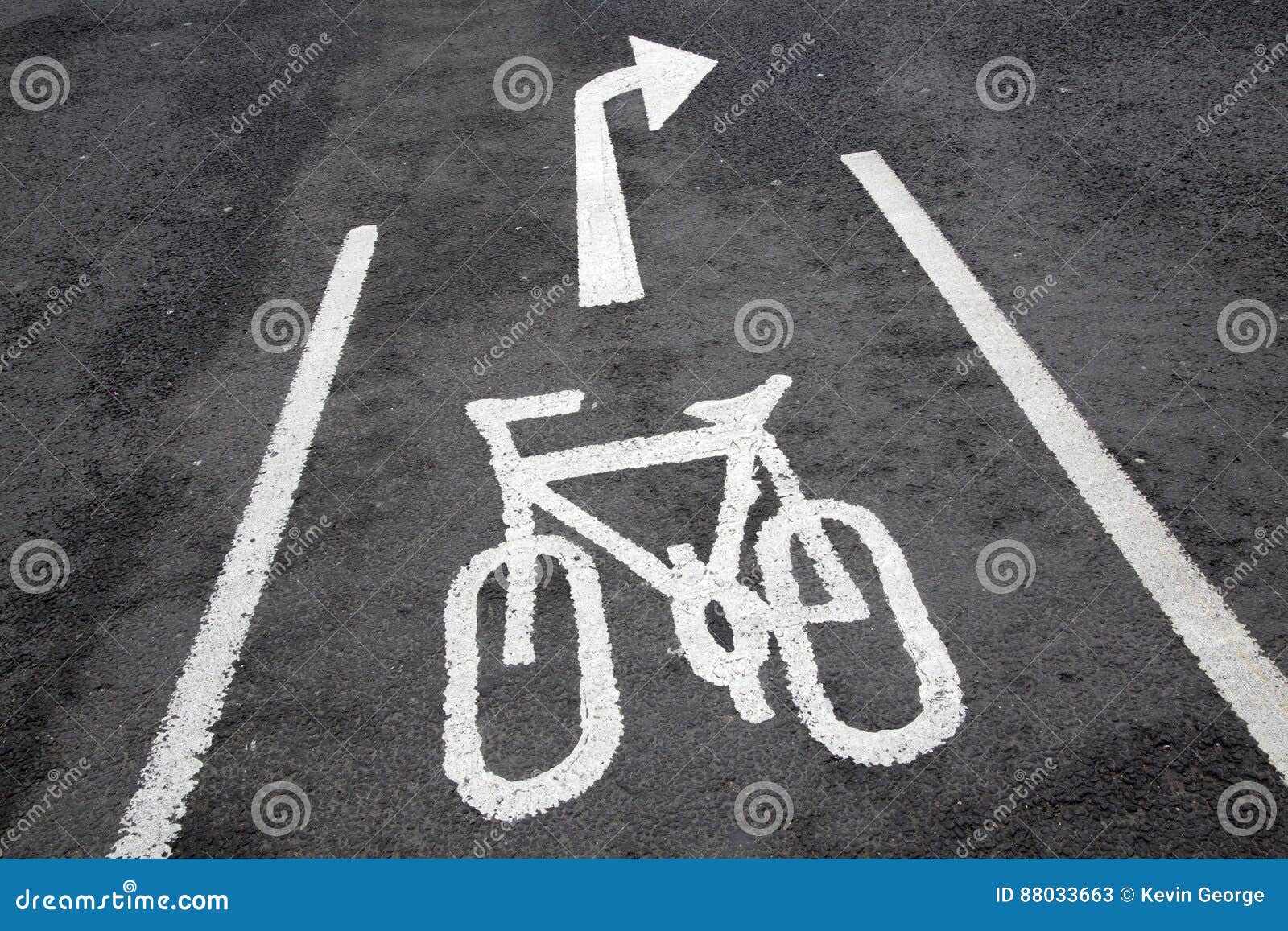 Cycle Path Sign on Street stock image. Image of symbol - 88033663