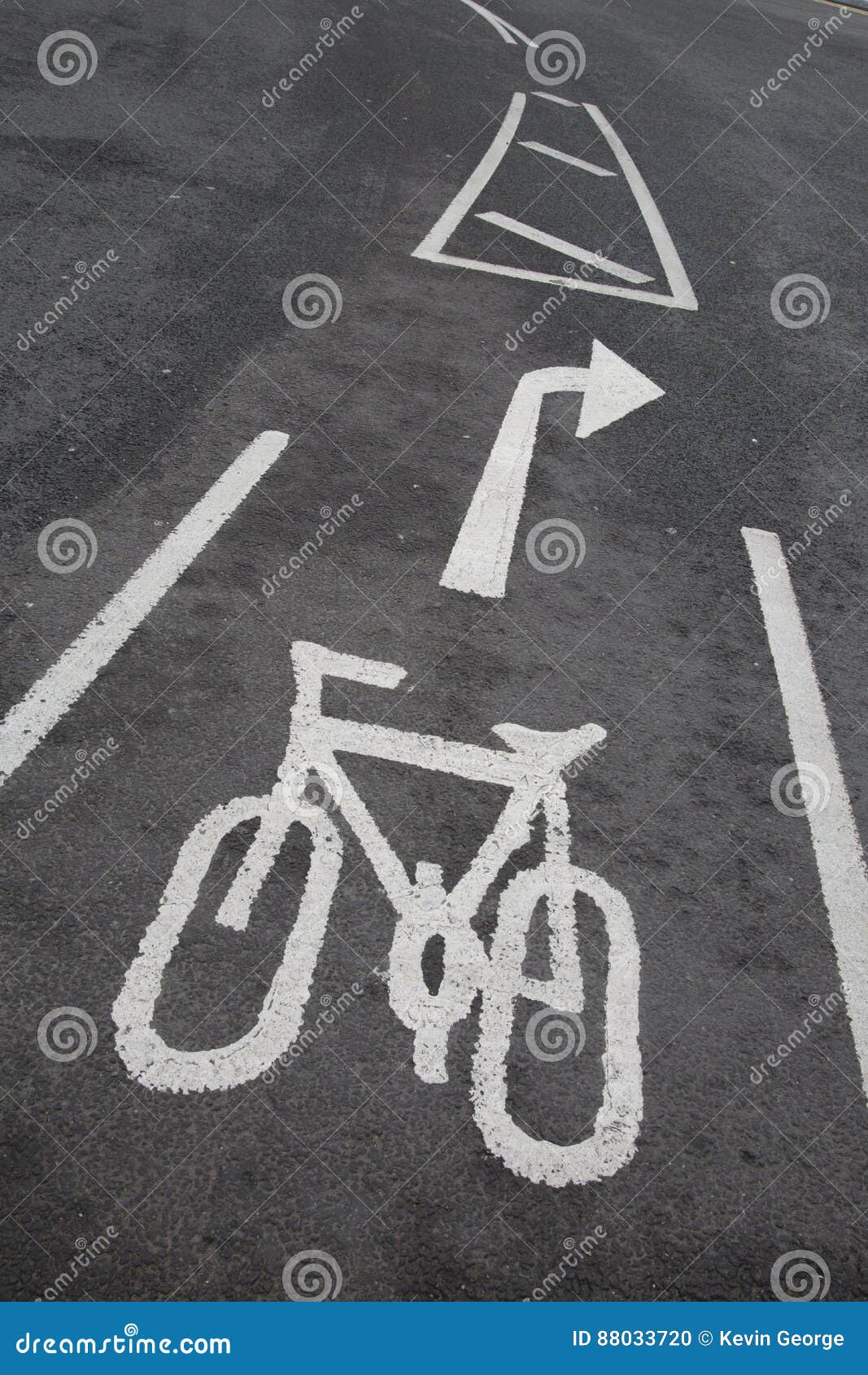 Cycle Path Sign on Street stock photo. Image of sign - 88033720