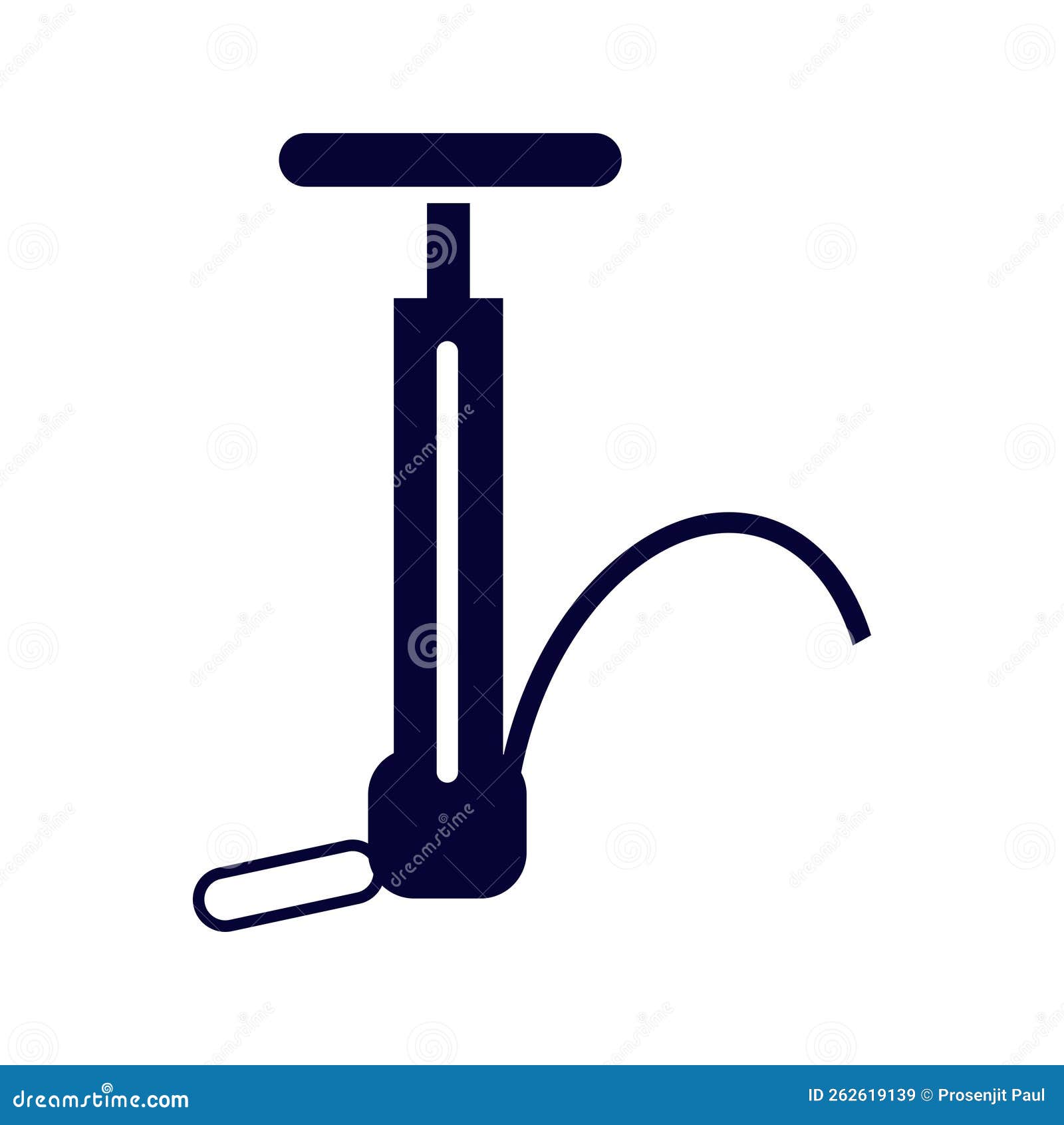 Cycle pump icon stock vector. Illustration of manual - 262619139