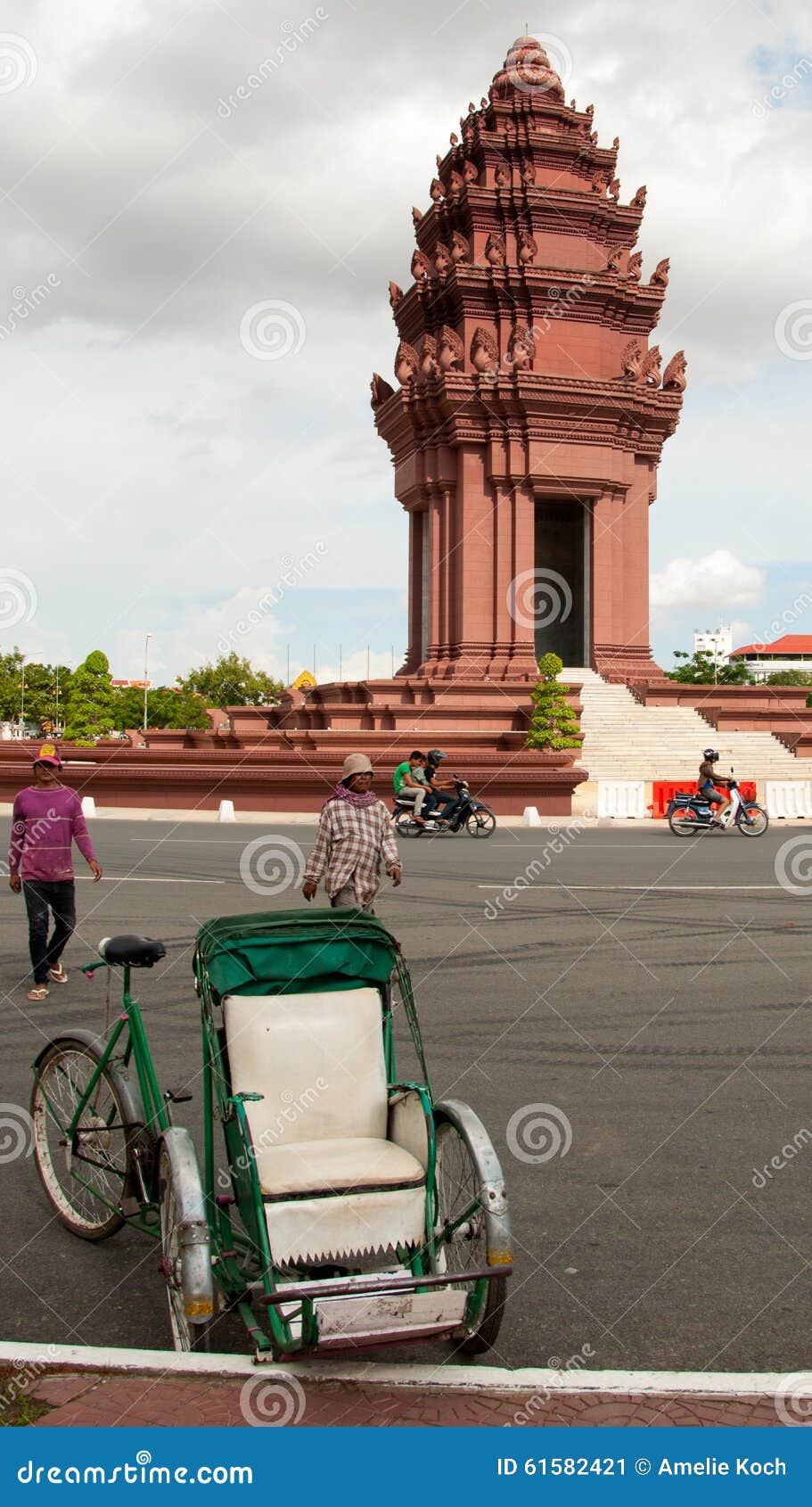 Cycle Rickshaw in Phnom Penh Cambodia Editorial Photo - Image of ...