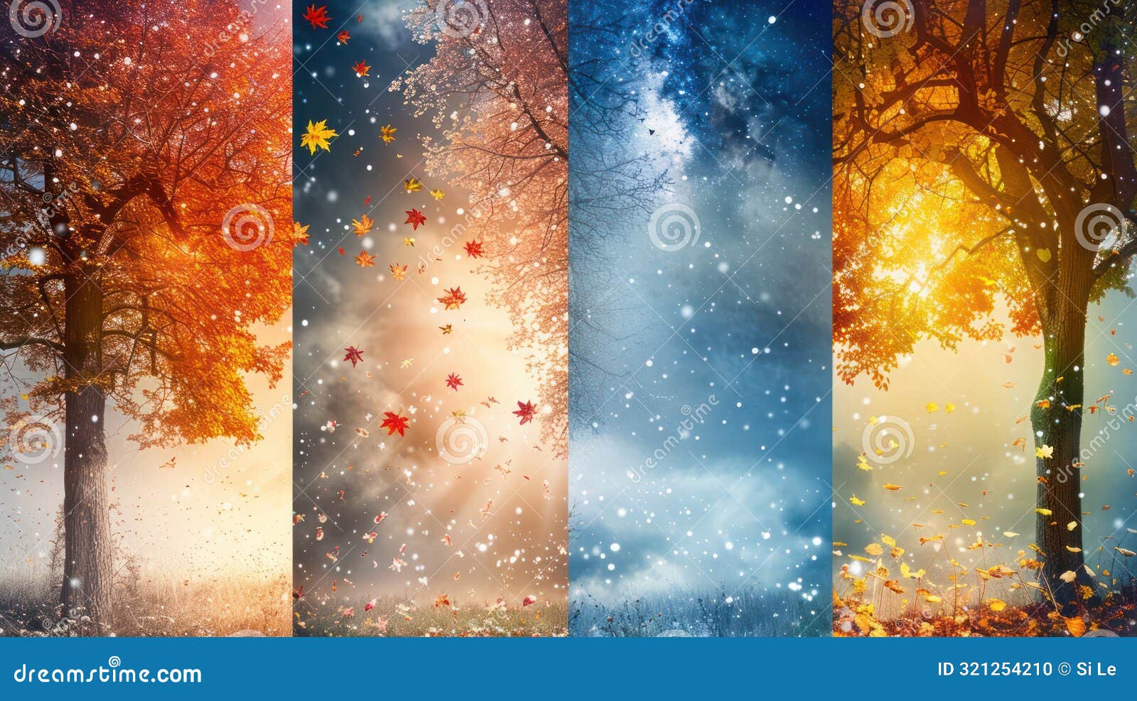 Cycle of Seasons: a Captivating Visual Journey through the Four Seasons ...