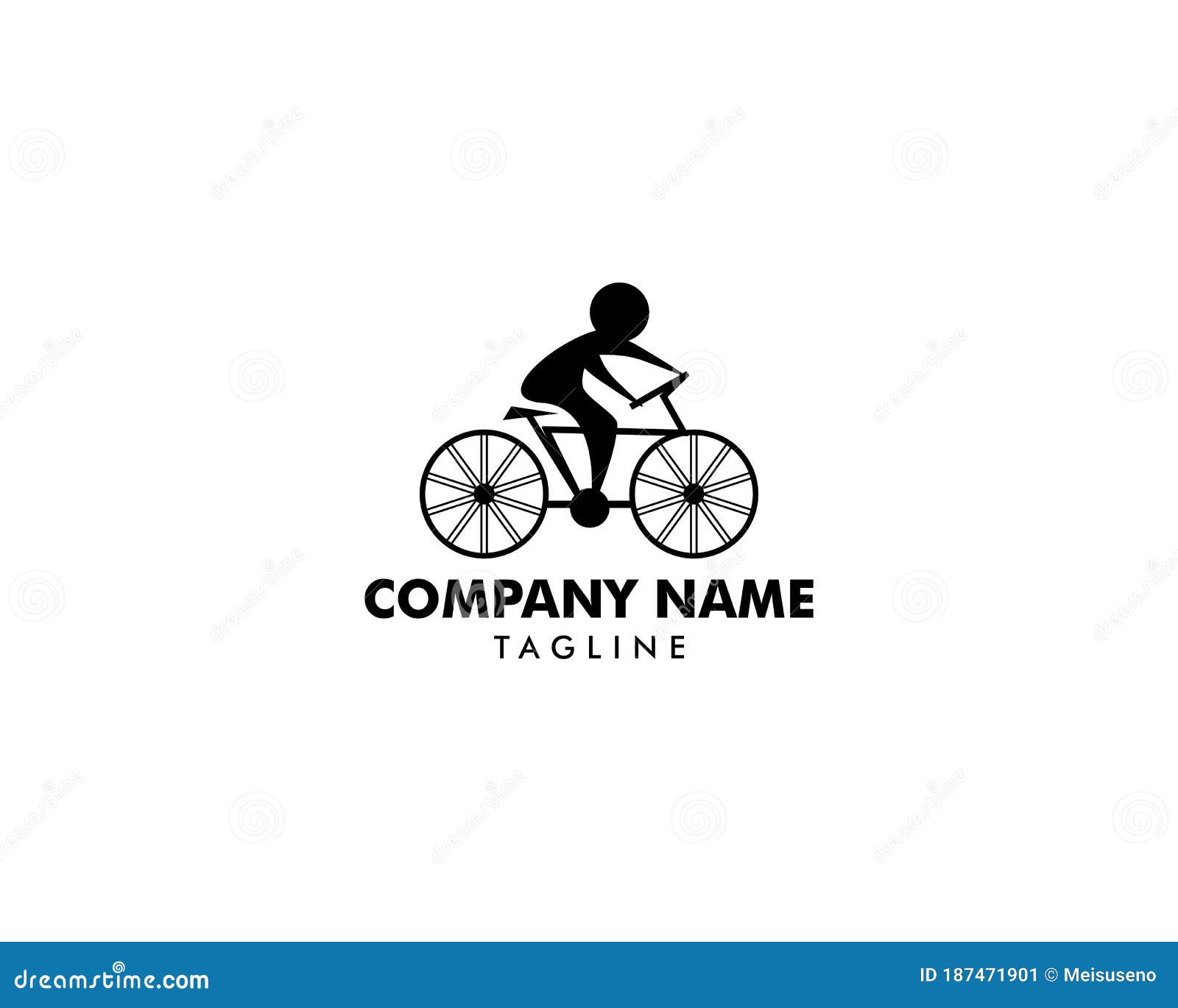 Cycle Sport Logo Template Design Stock Vector - Illustration of bicycle ...