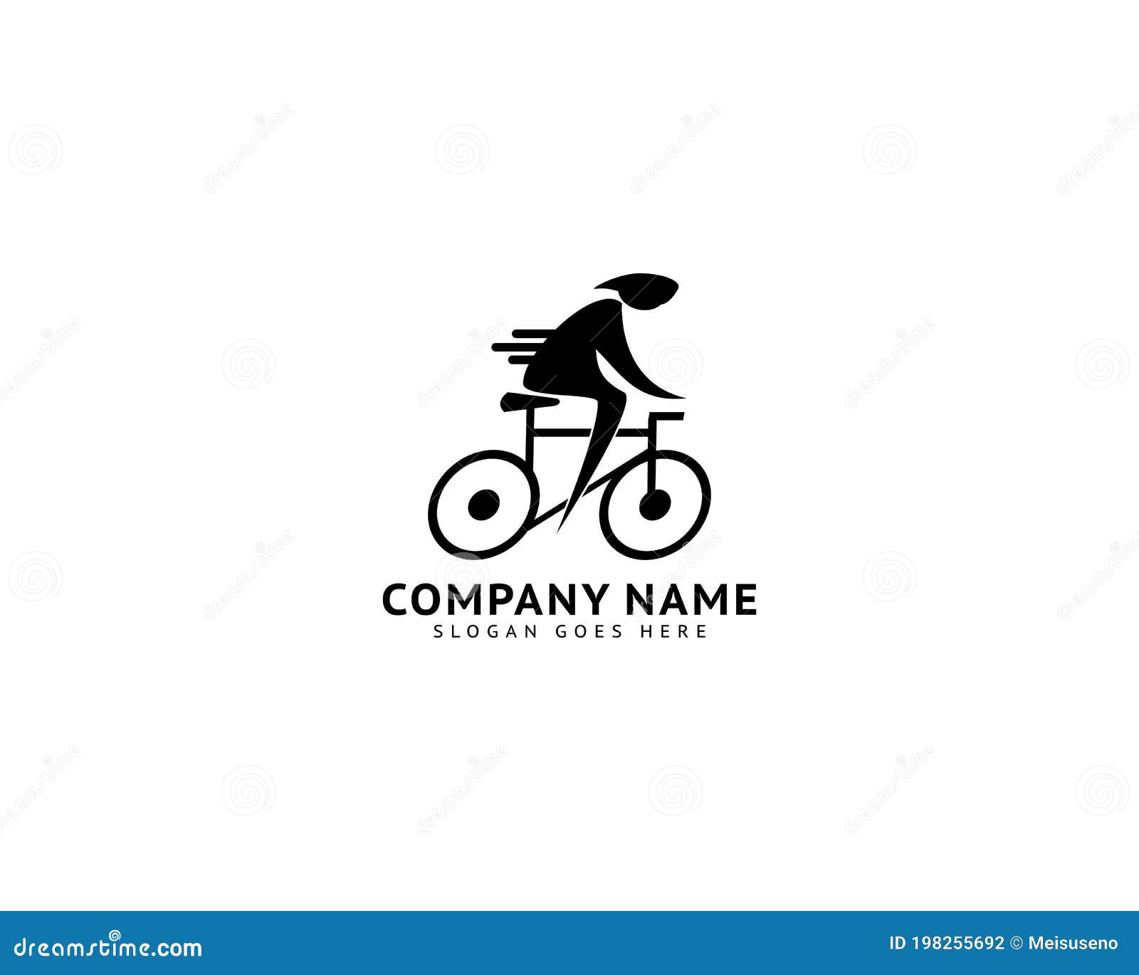 Cycle Sport Logo Template Design 向量例证 - 插画 包括有 运动员, 横跨地: 198255692