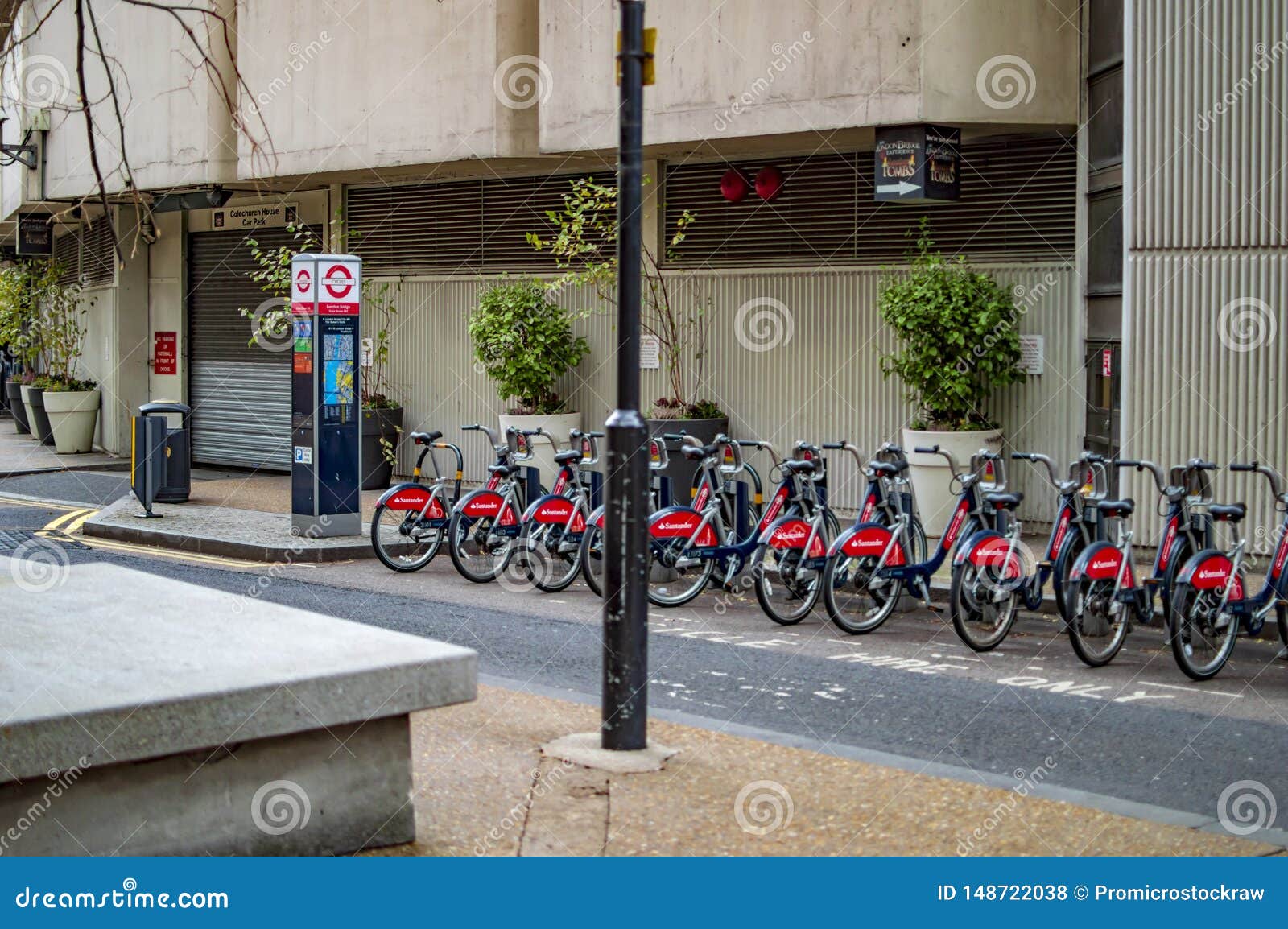 Cycle Stand in London Street Editorial Stock Photo - Image of lifestyle ...