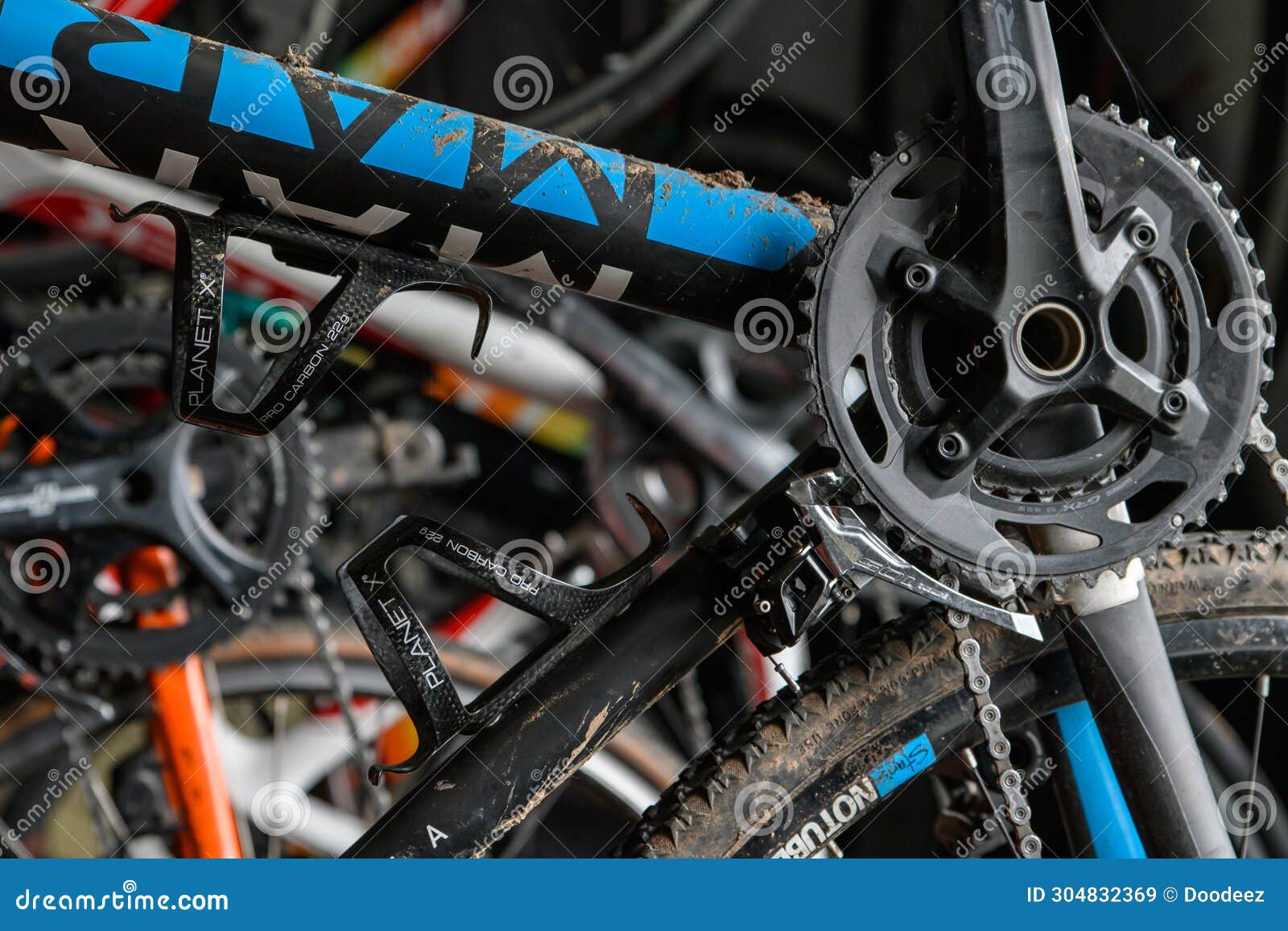 Cycle Storage, Rows of Bicycles Showing the Gears, Frames and ...