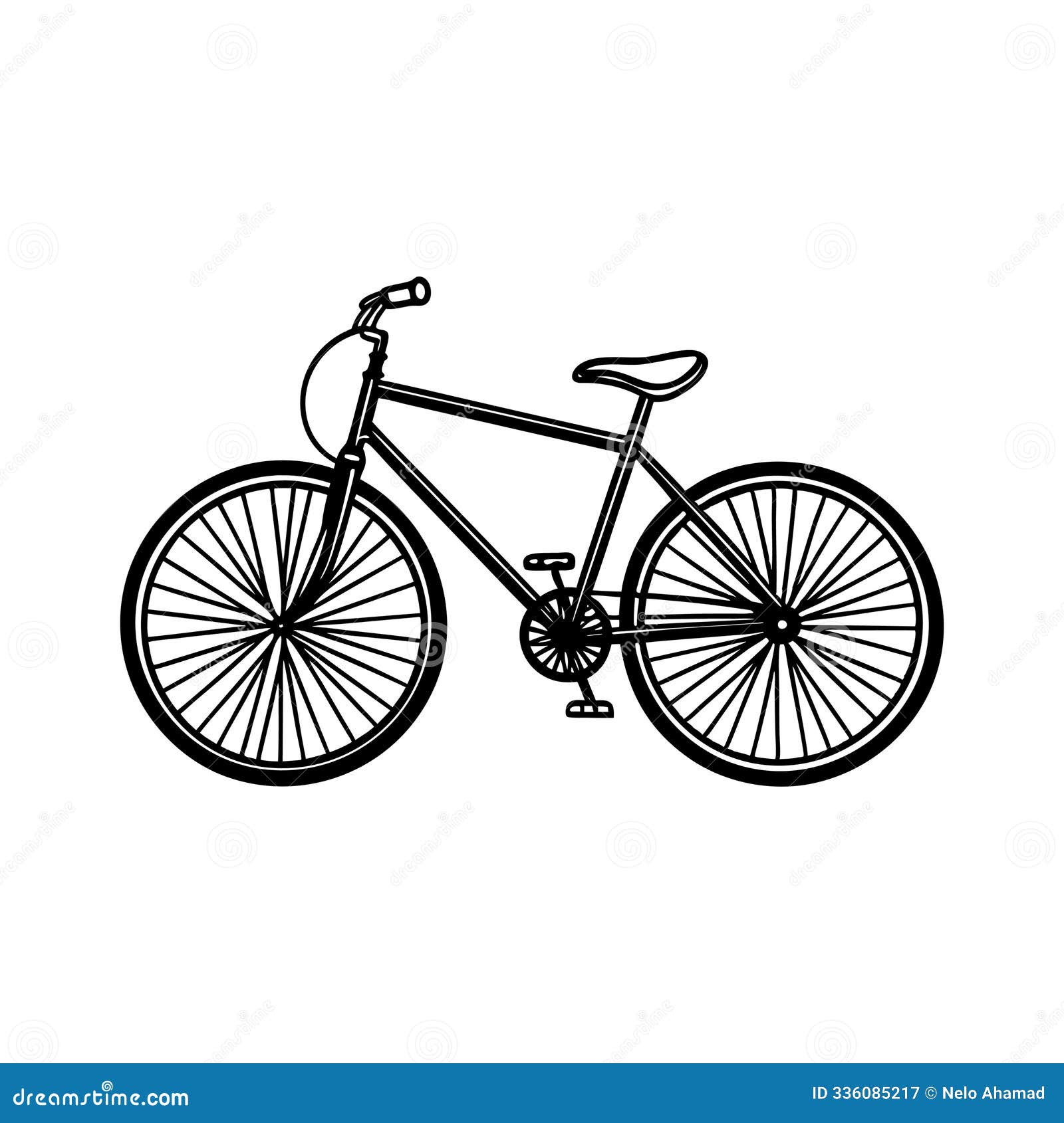 Cycle Vector Silhouette Illustration Art Stock Illustration ...