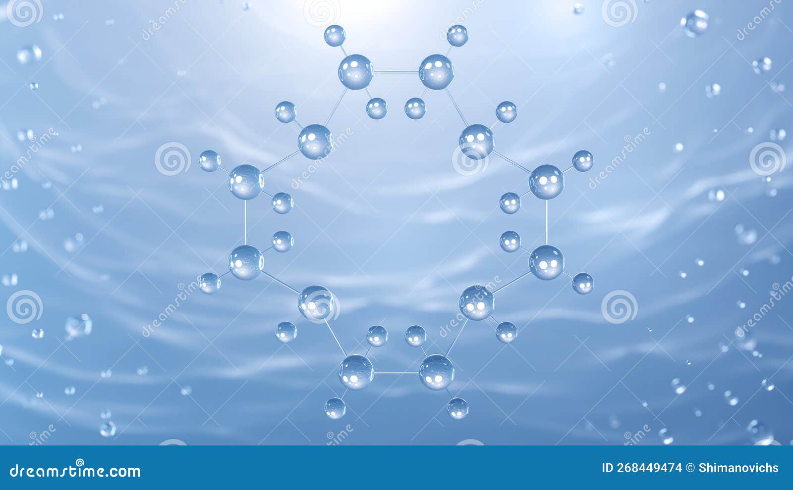 Cyclen Molecular Structure, 3d Model Molecule, C8h20n4, Structural ...