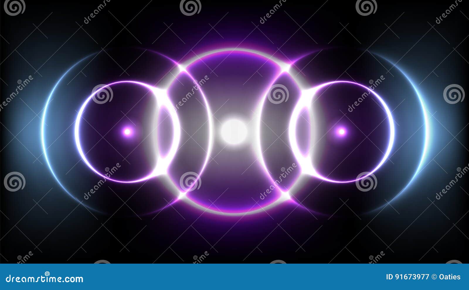 3 cycles sound wave stock vector. Illustration of design - 91673977