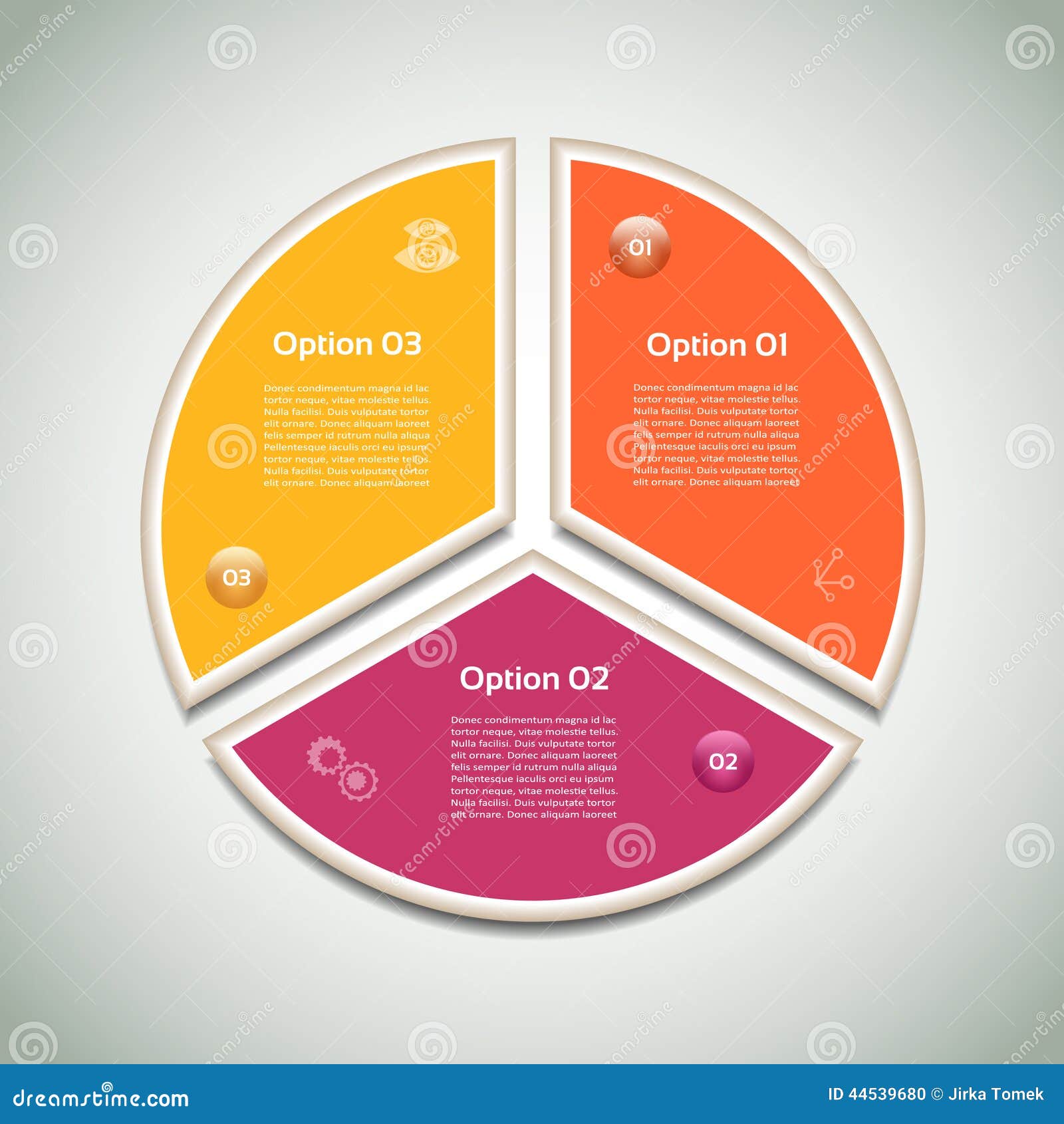 Three Steps Elements Bubble Chart, Scheme, Diagram, Template ...