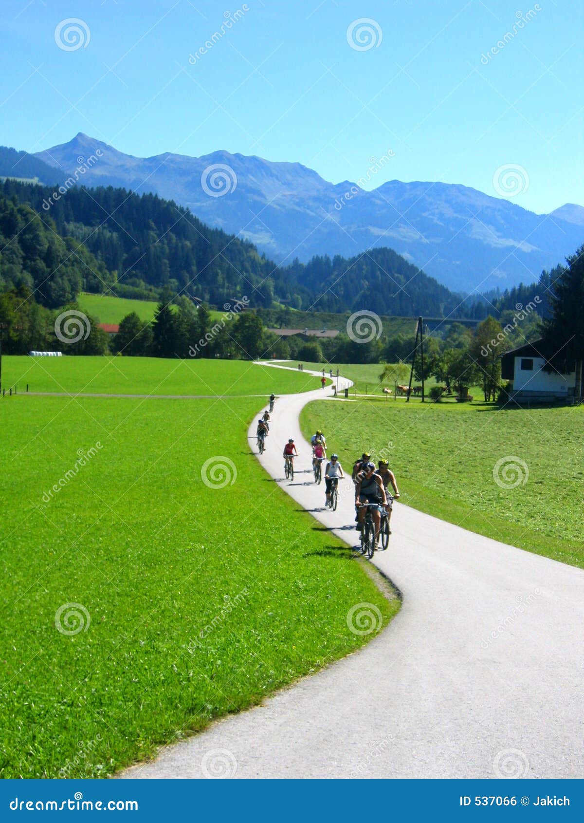 Cycling in the country stock photo. Image of country, people - 537066