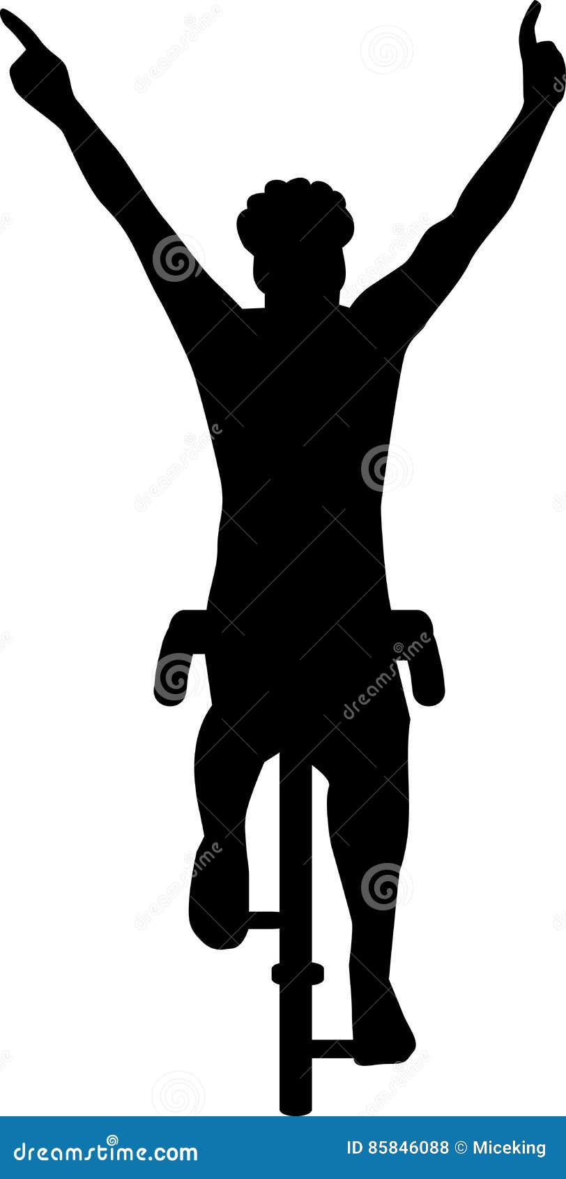 Cycling Cycle Racing Winner Stock Vector - Illustration of mountain ...