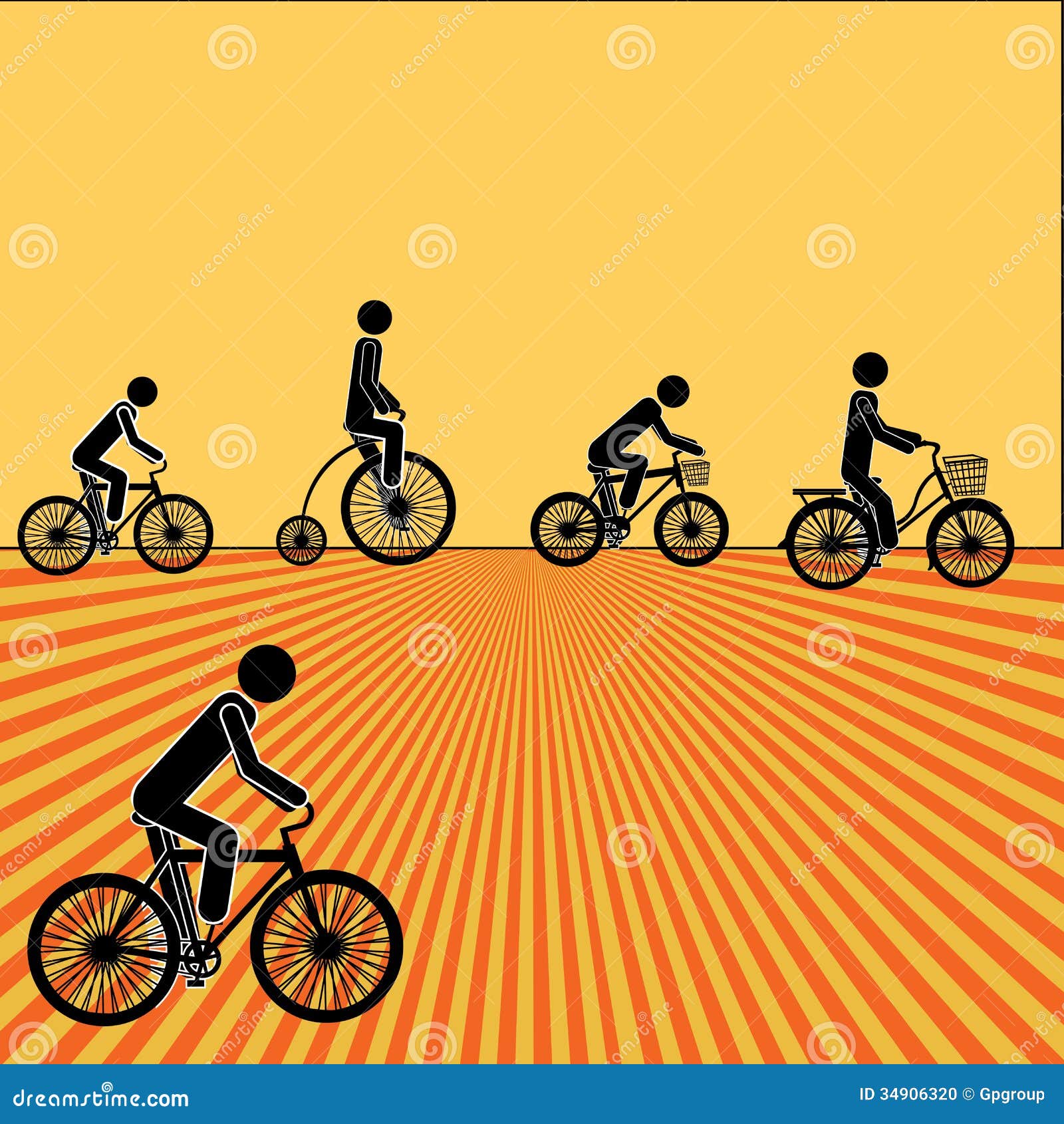 Cycling design stock vector. Illustration of ride, champion - 34906320