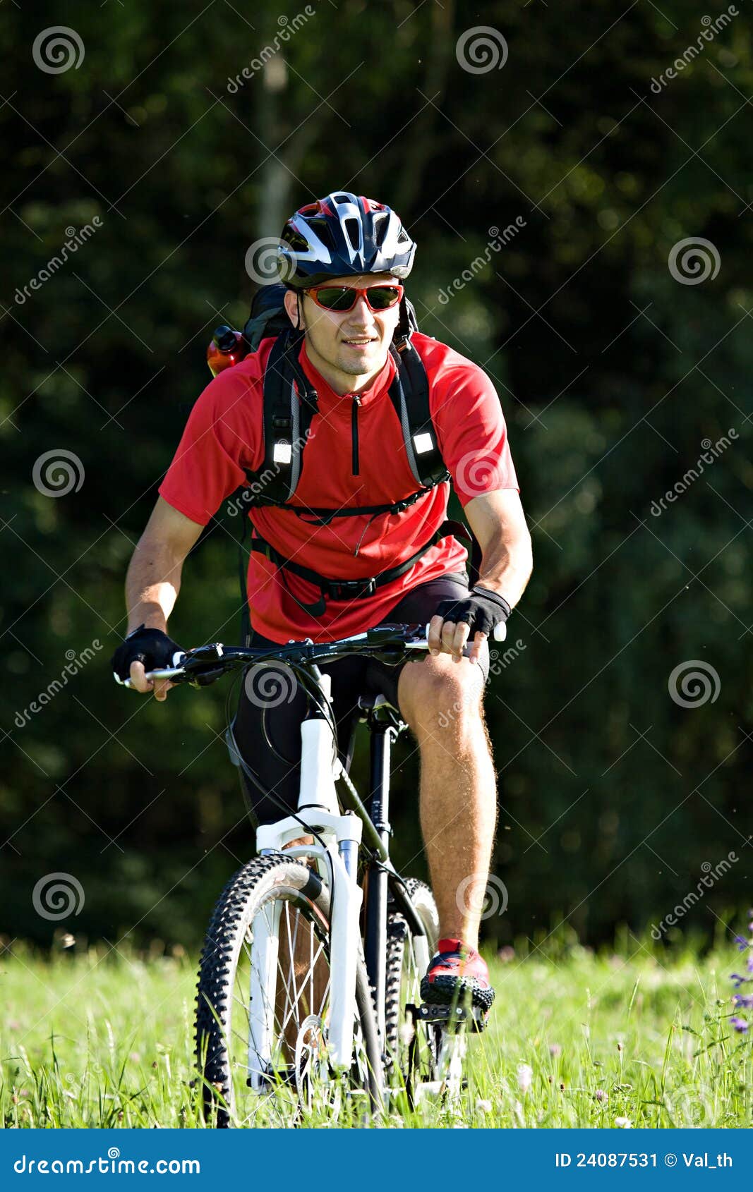 Cycling man stock image. Image of trail, ride, race, training - 24087531