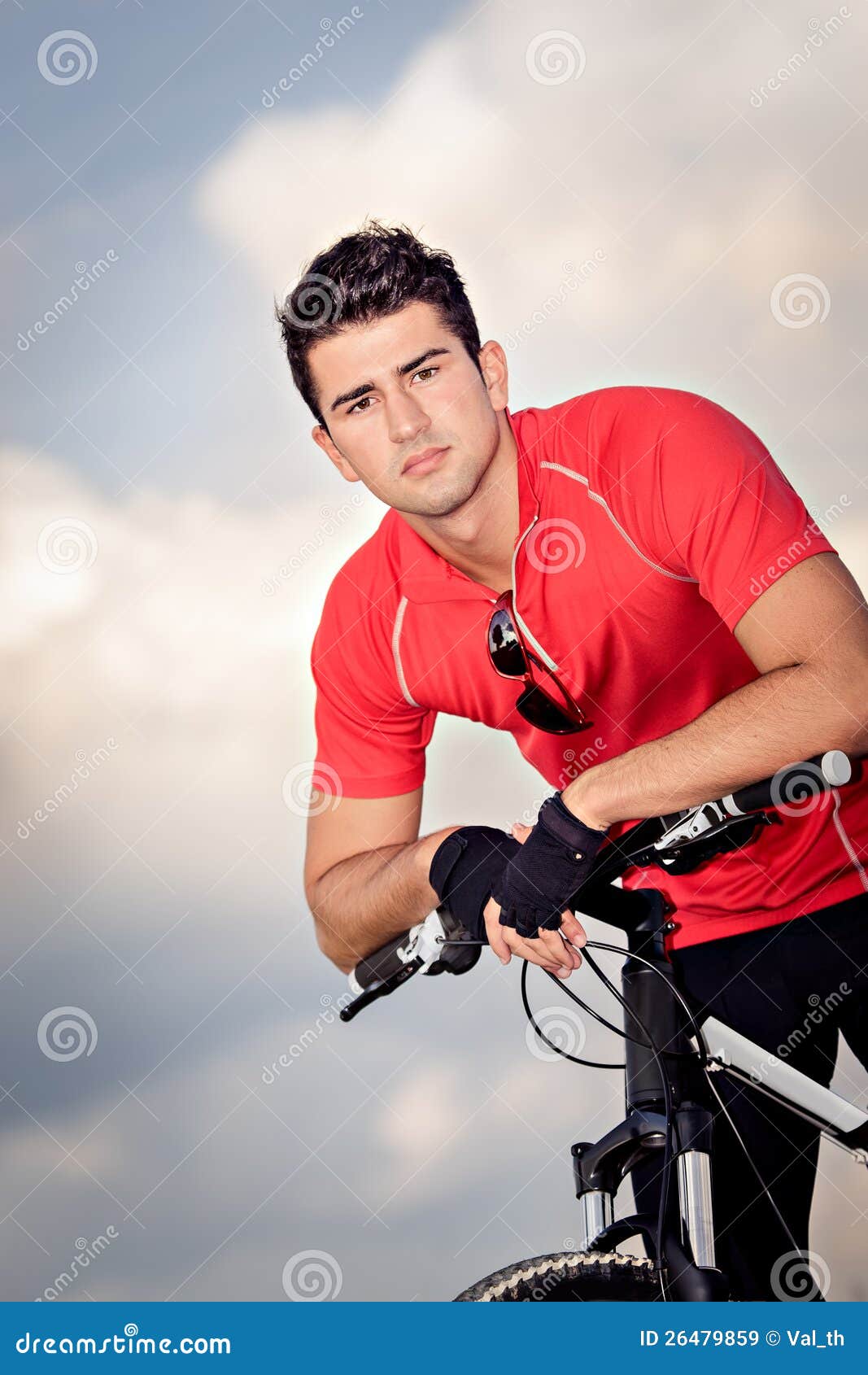 Cycling man stock image. Image of ride, trail, bicycle - 26479859