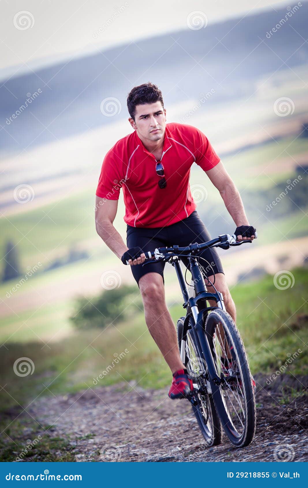 Cycling man stock image. Image of activity, bike, outdoors - 29218855