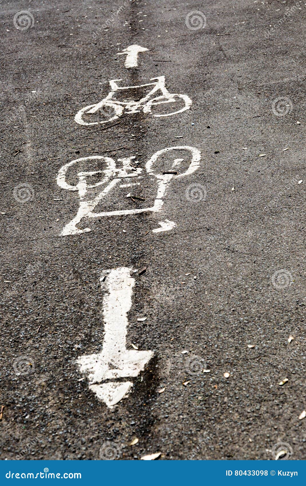 Cycling sign on road stock photo. Image of gray, lifestyle - 80433098