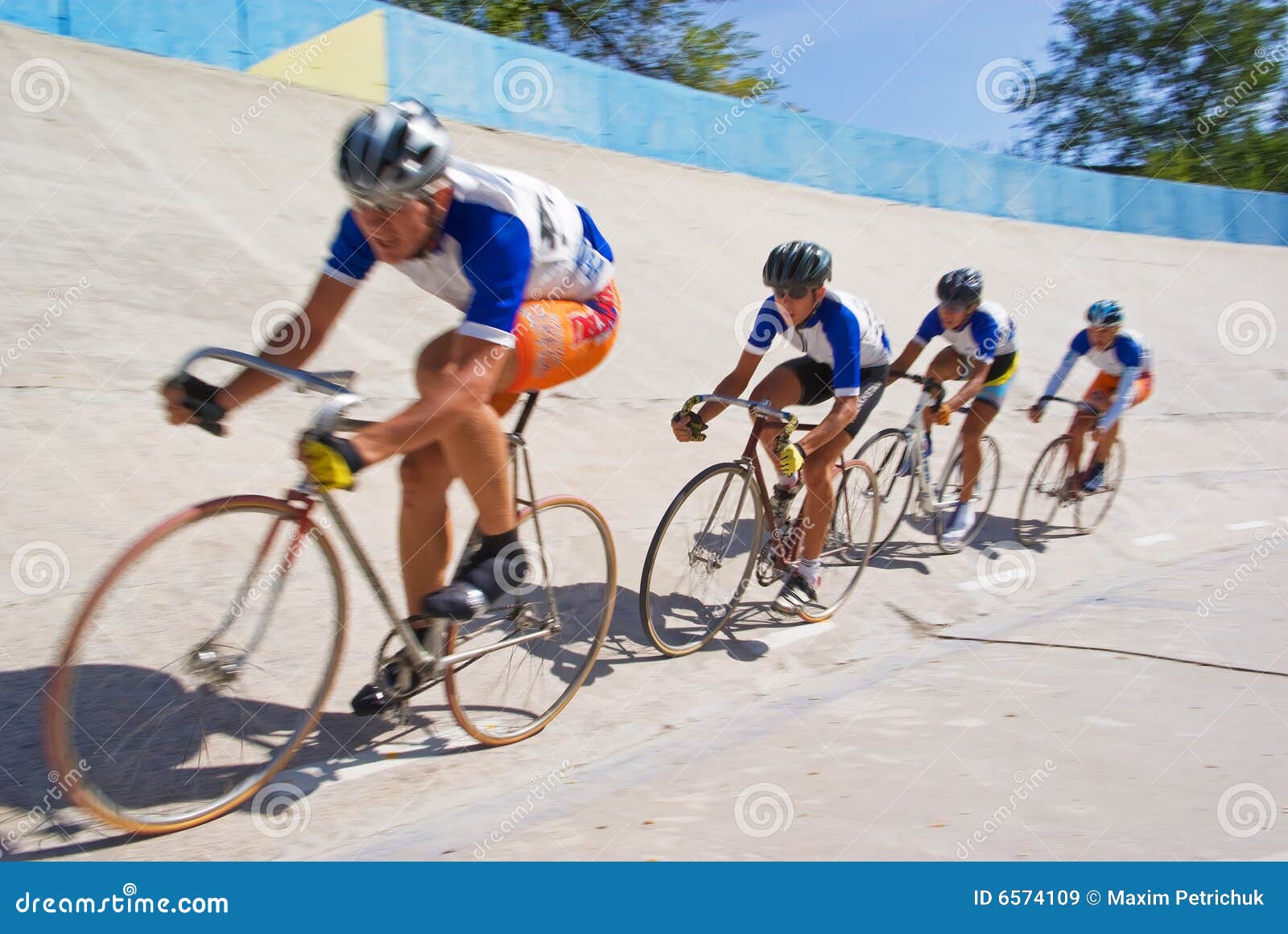 Cycling Team Fast Racing on Velodrome Editorial Stock Image - Image of ...