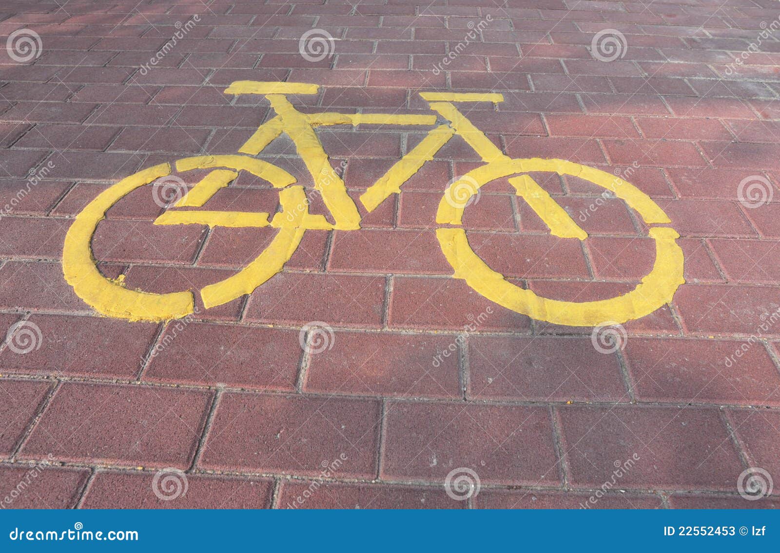 Cycling way stock image. Image of closeup, city, cycling - 22552453