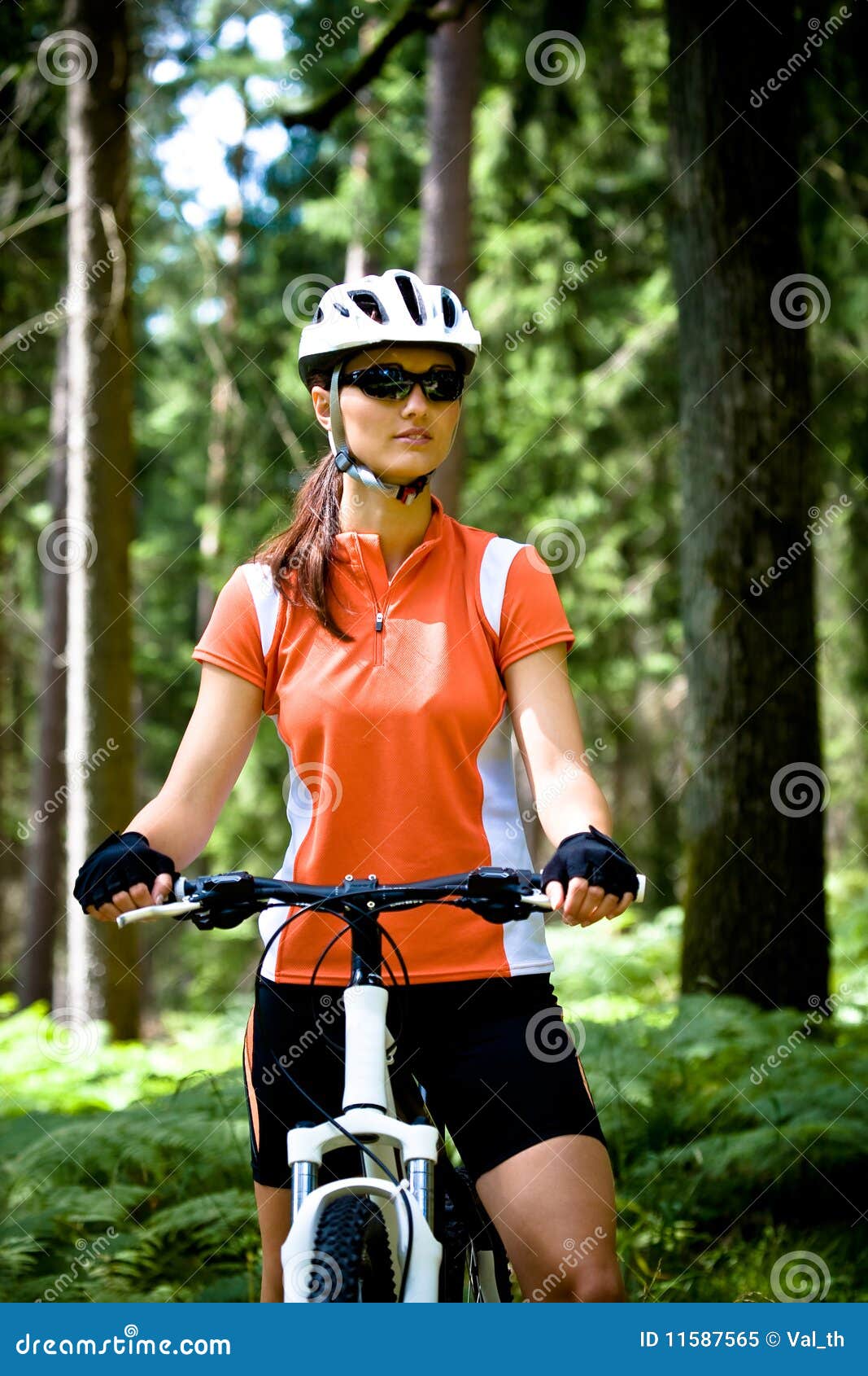 Cycling woman stock image. Image of activity, action - 11587565