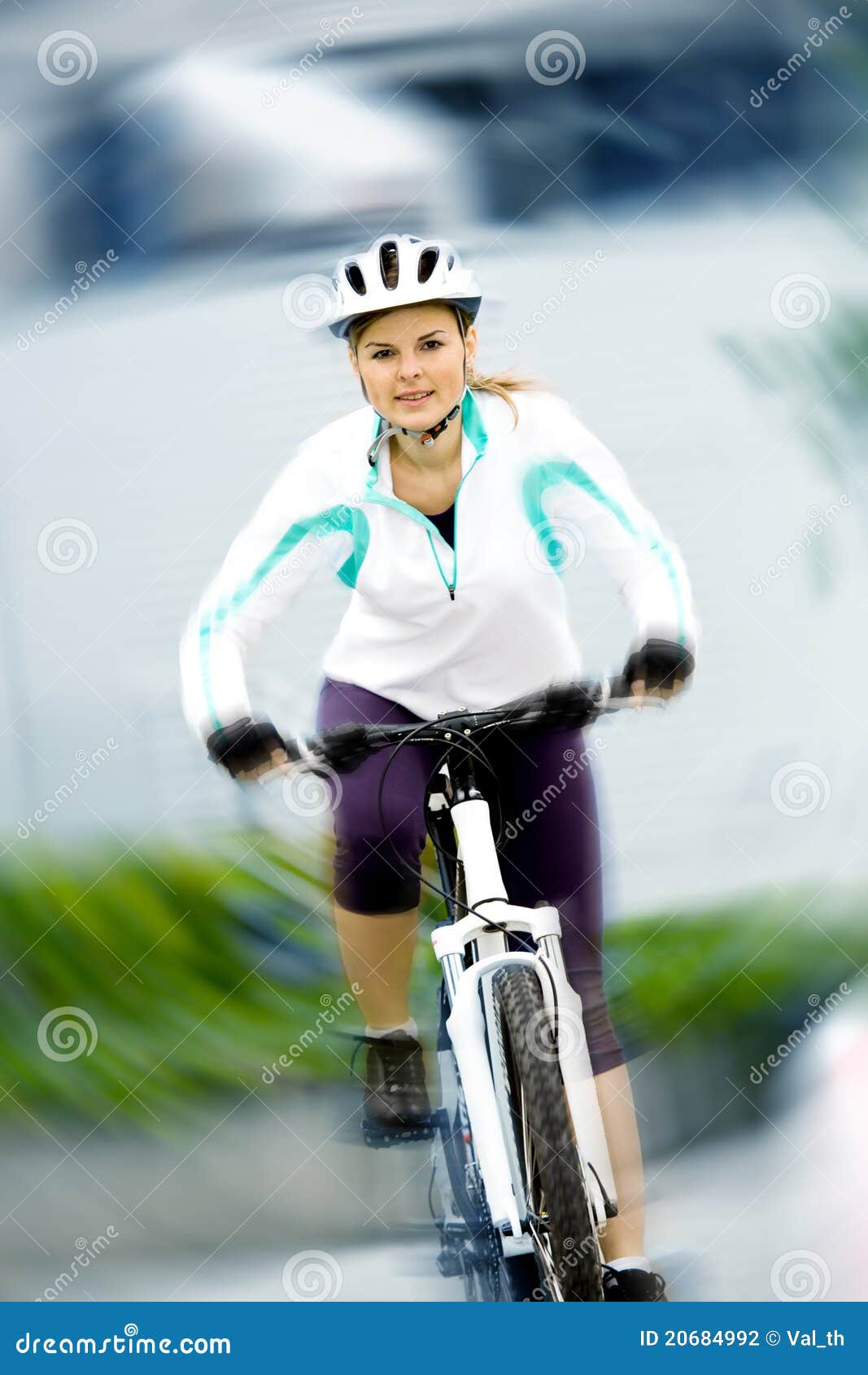 Cycling woman stock photo. Image of people, action, summer - 20684992