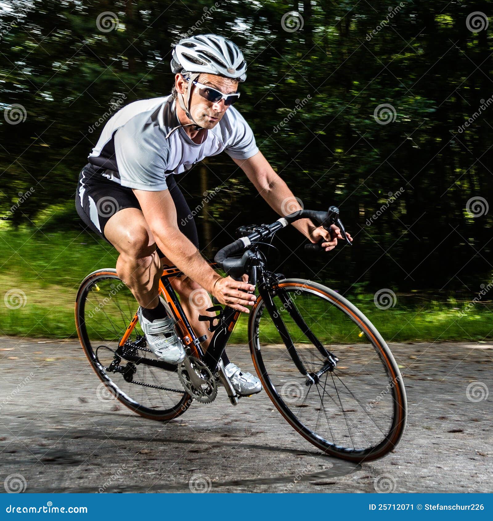 Cyclist stock image. Image of action, competition, contest - 25712071