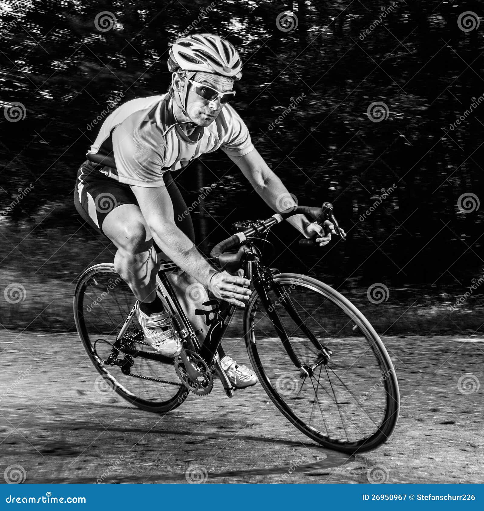 Cyclist in a curve stock image. Image of motion, endurance - 26950967